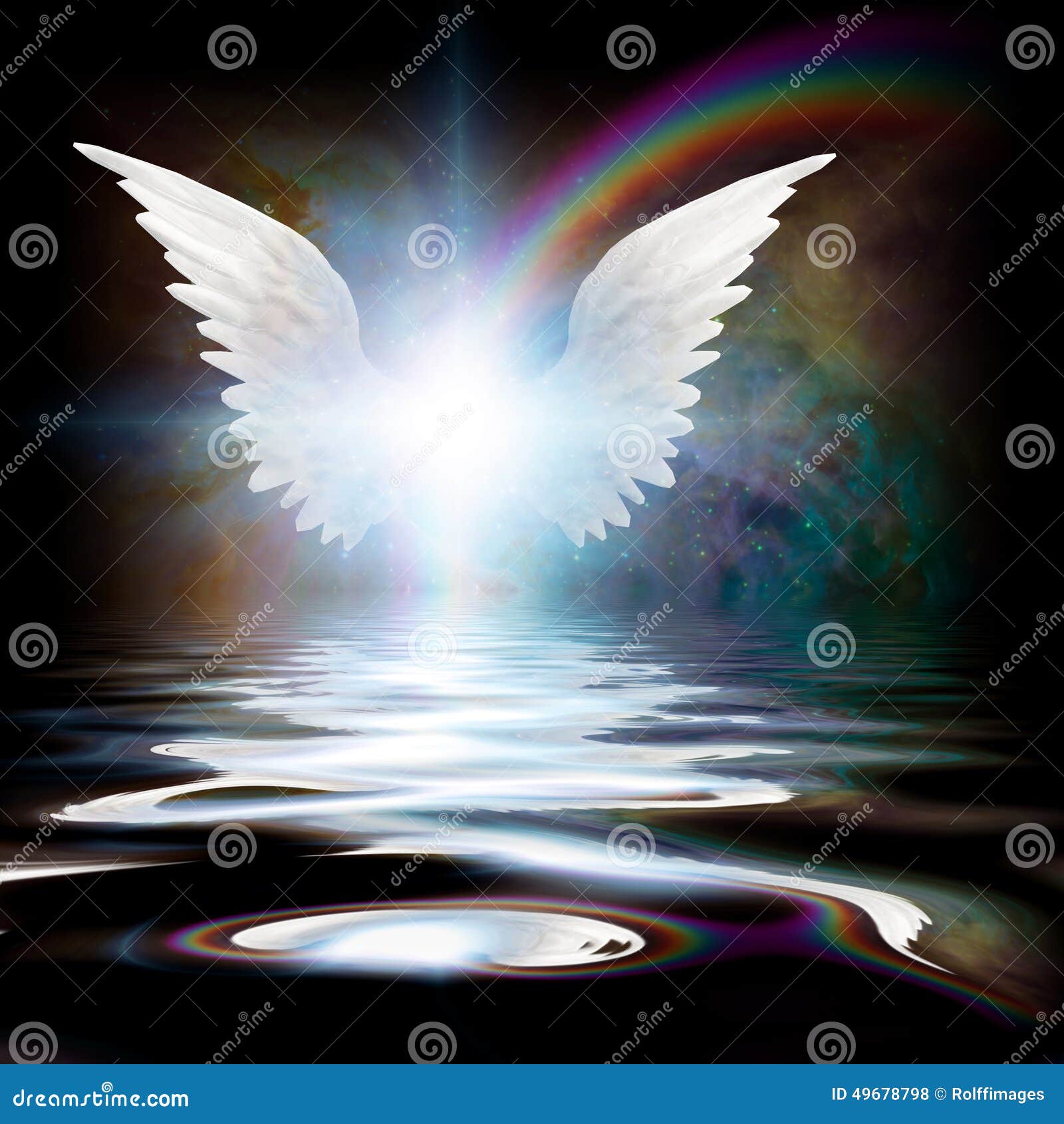 Angel stock illustration. Illustration of inspiring, creative - 49678798