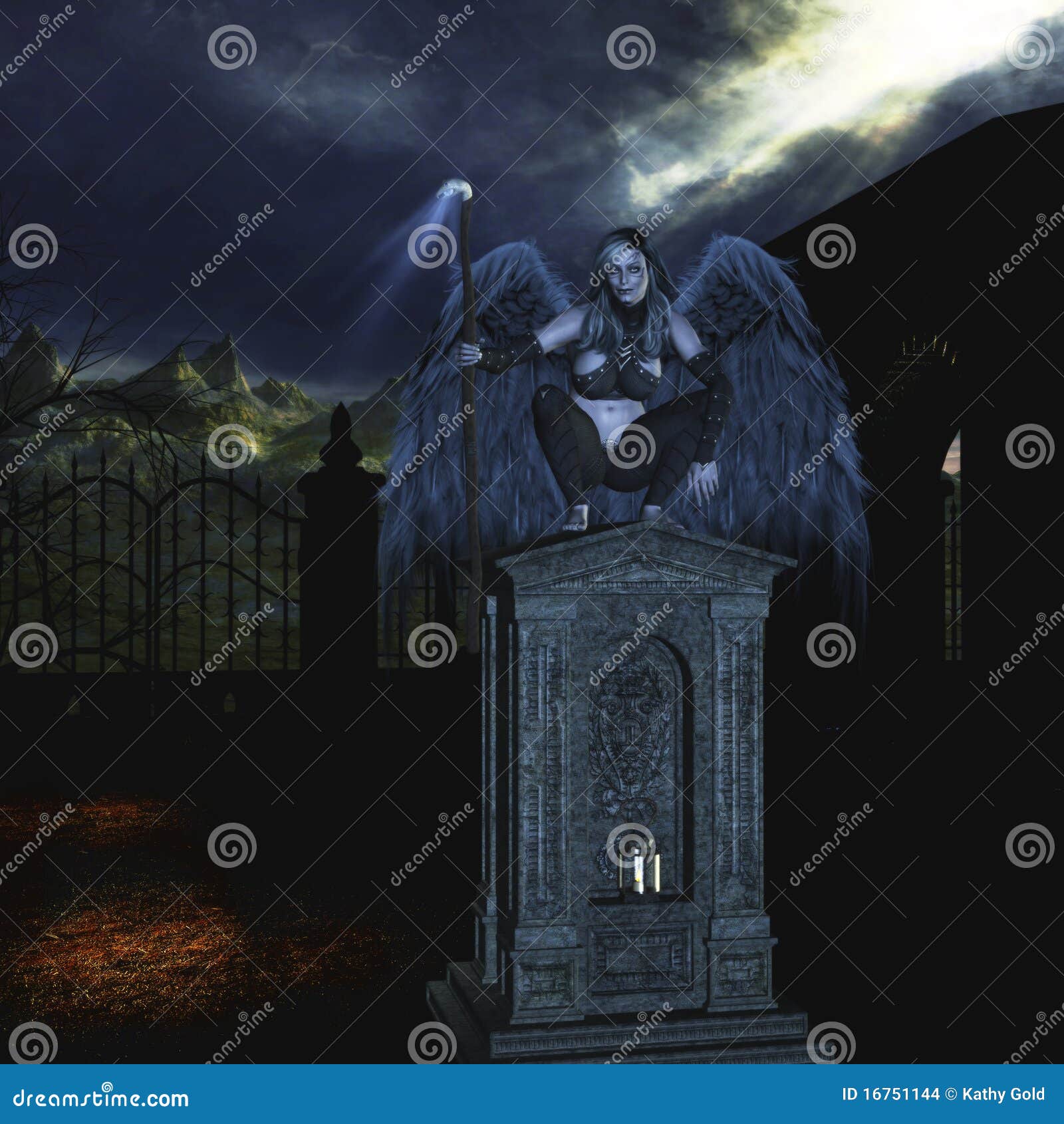 Angel of Death stock illustration. Illustration of angel - 16751144