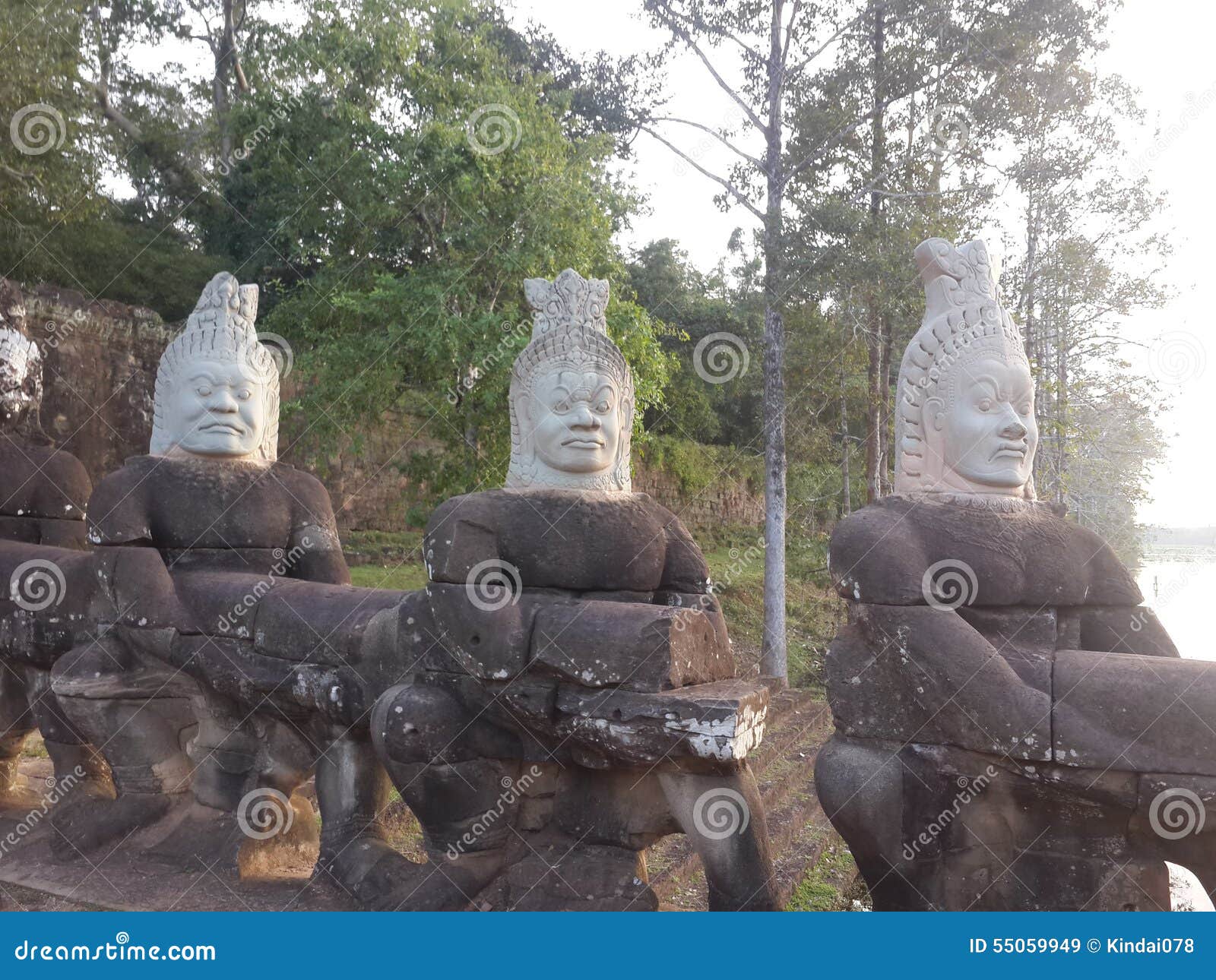 Angel and Demon Stone Statues Stock Image - Image of angel, statue ...
