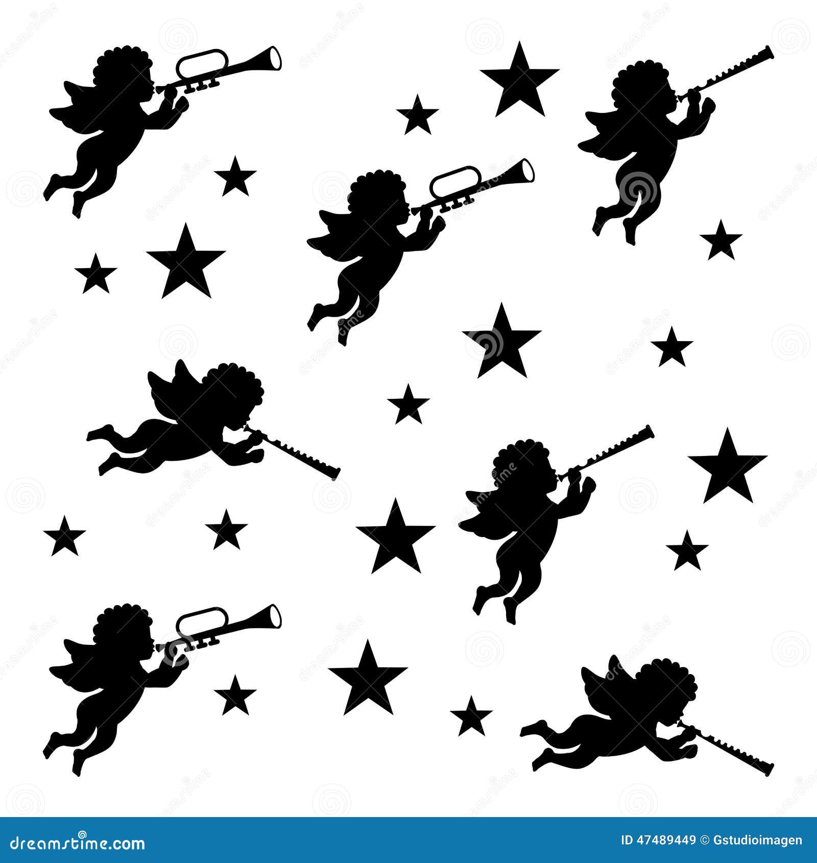 Angel design stock vector. Illustration of graphic, drawing - 47489449