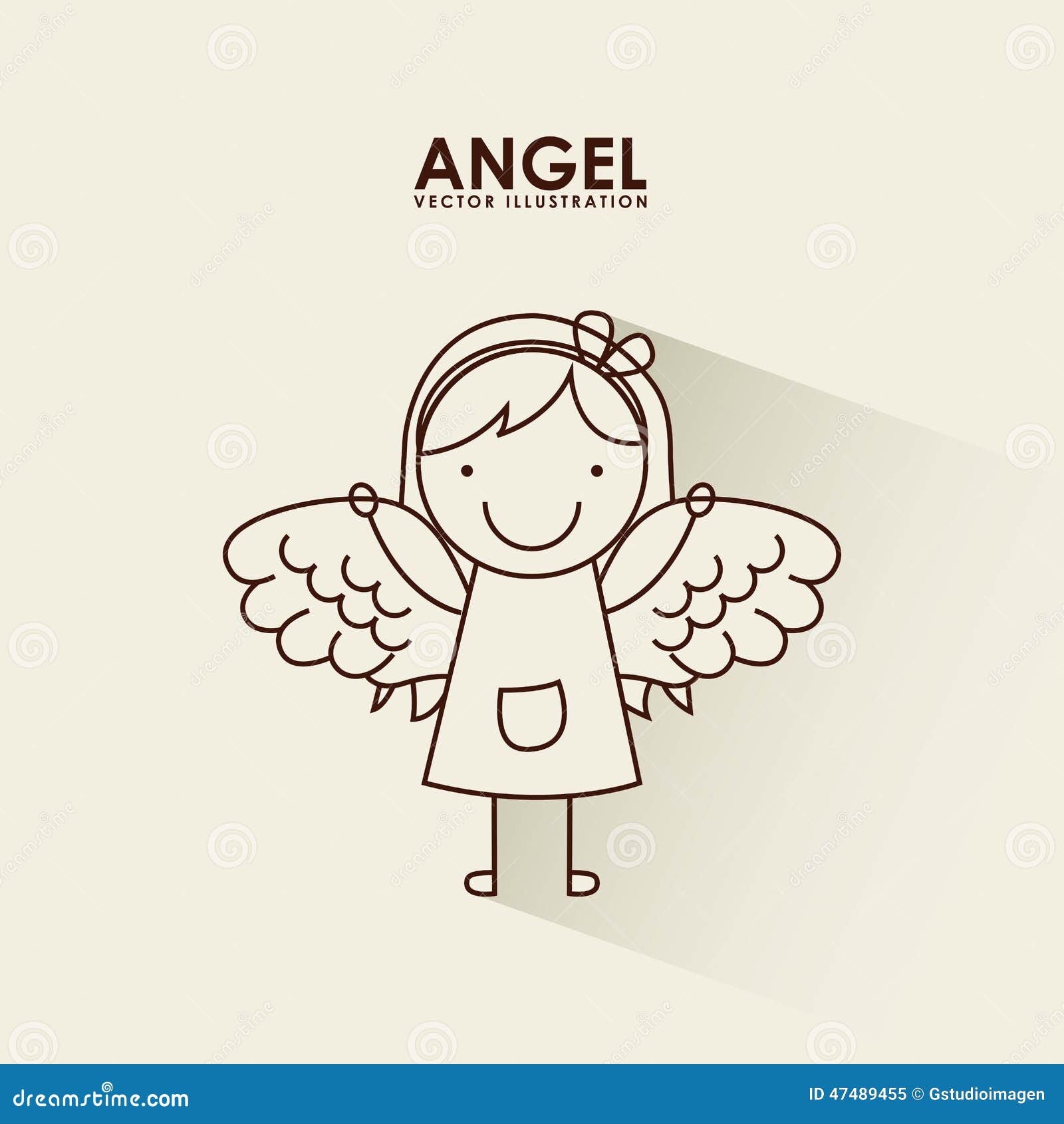 Angel design stock vector. Illustration of heaven, angel - 47489455