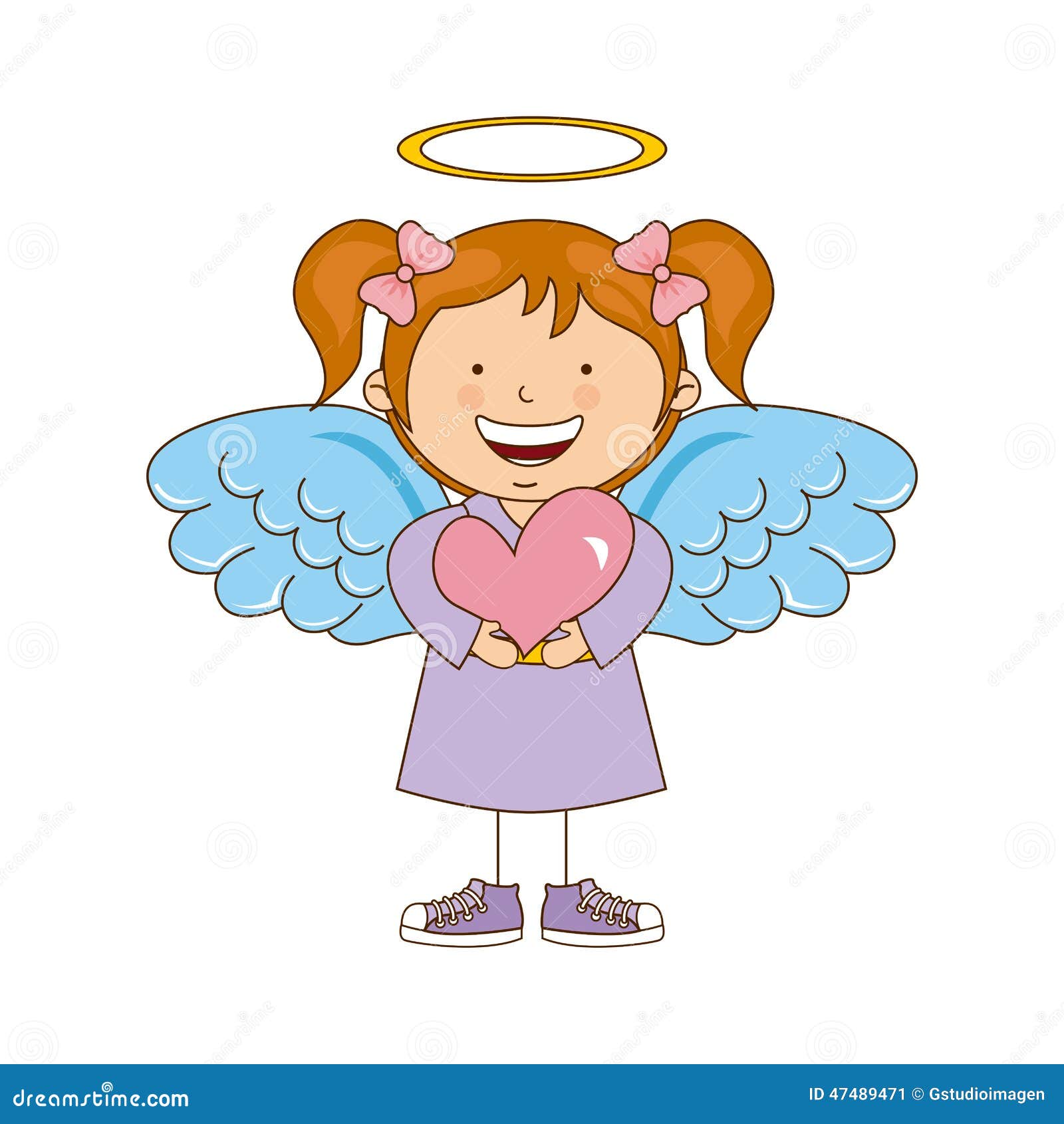 Angel design stock vector. Illustration of holiday, wing - 47489471