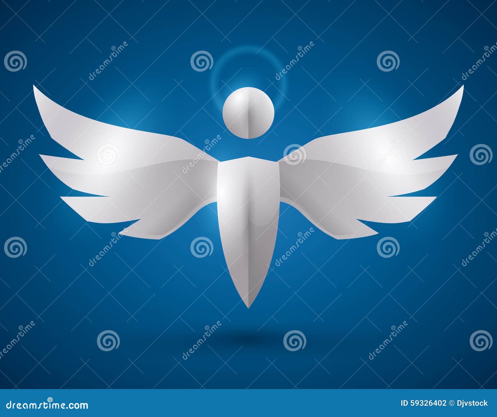 Angel design. stock vector. Illustration of elegance - 59326402