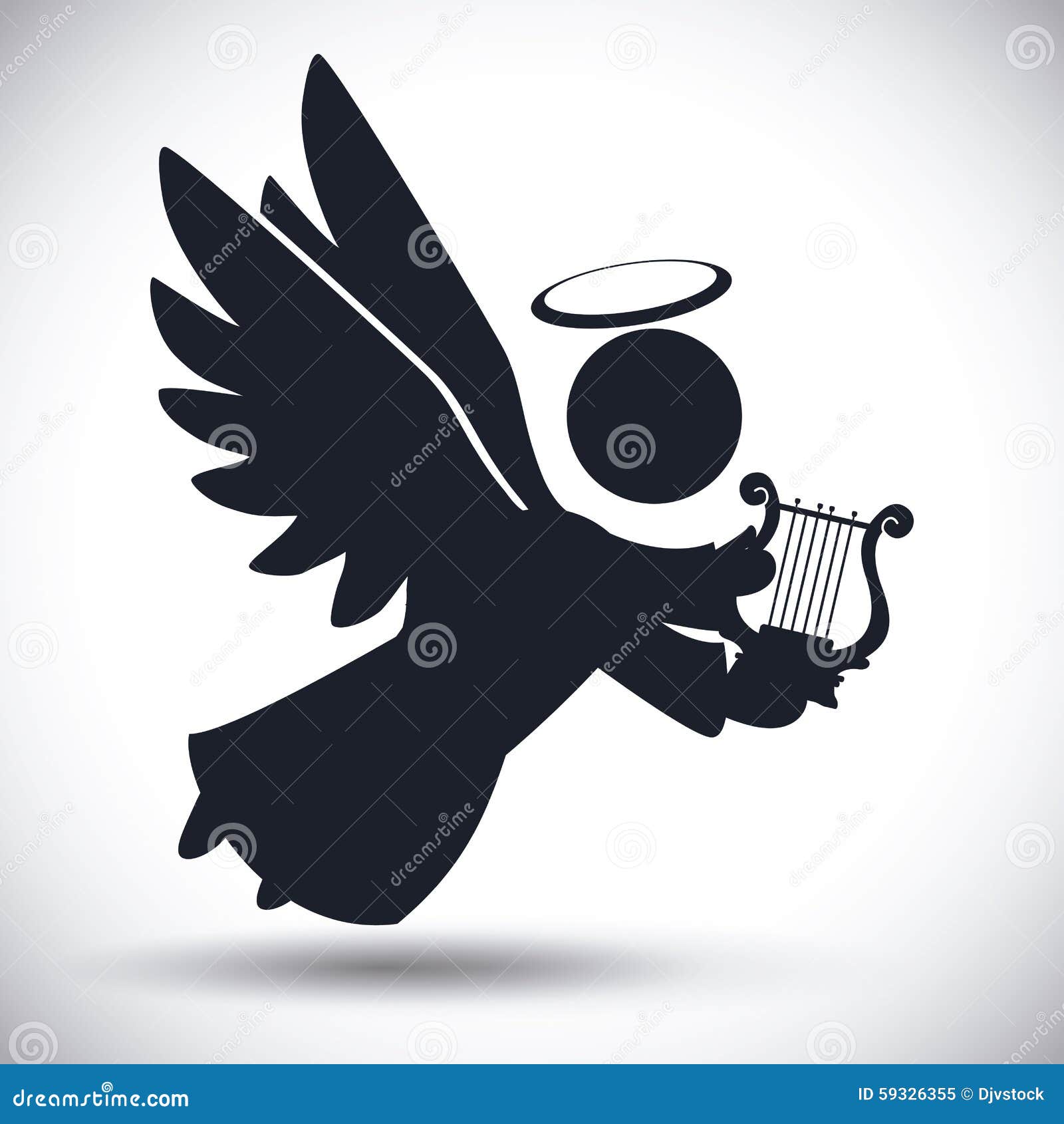 Angel design. stock vector. Illustration of arch, decorative - 59326355