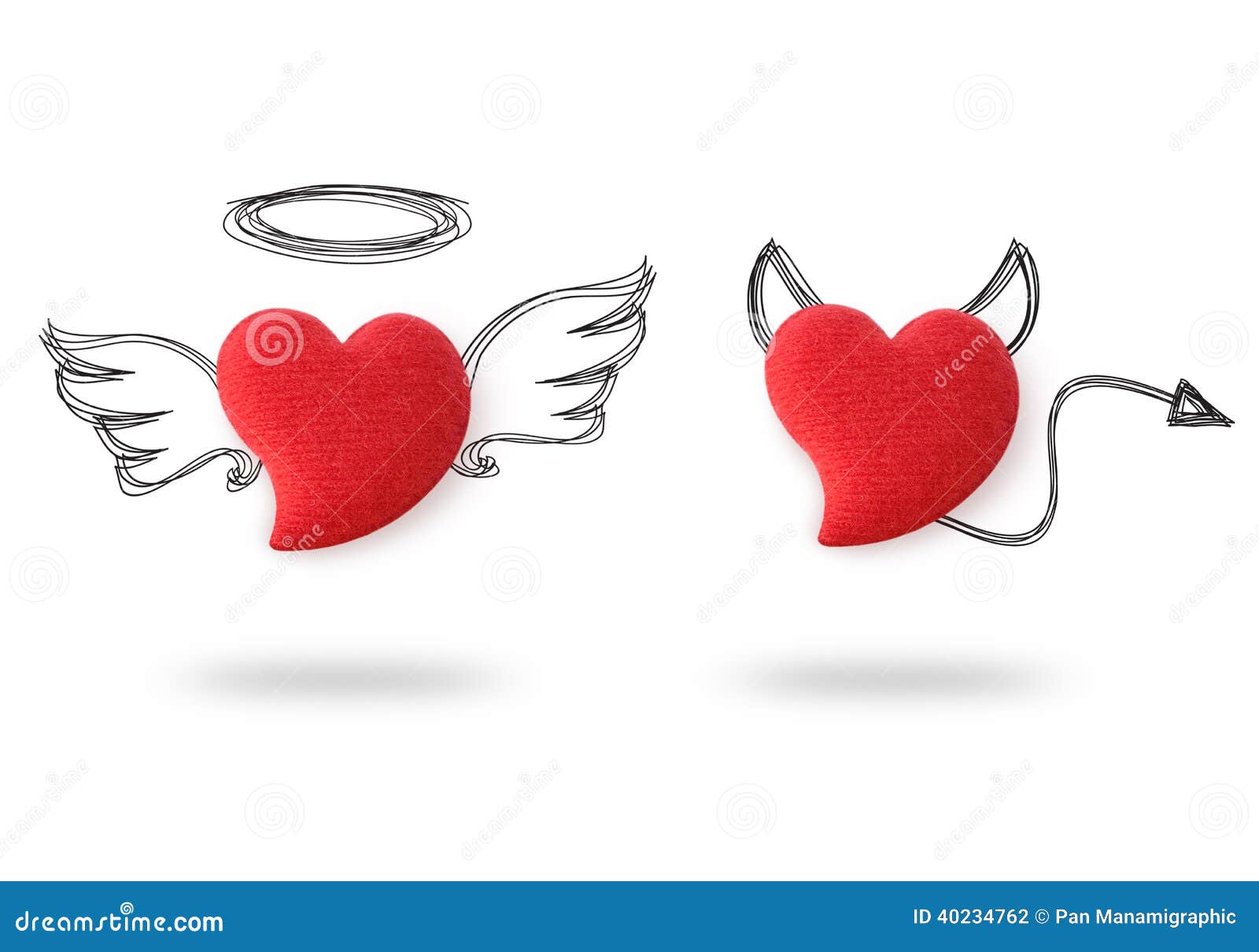 Angel And Devil Hearts