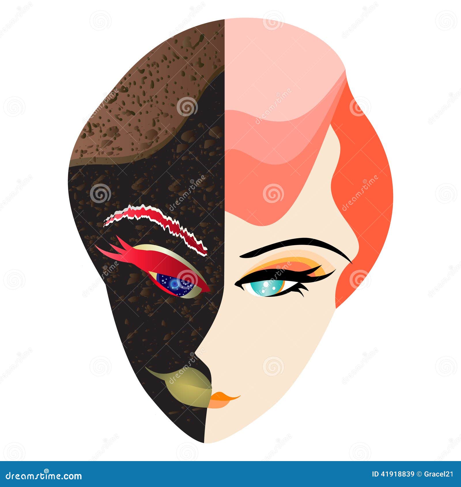 Angel and evil stock vector. Illustration of creativity - 41918839