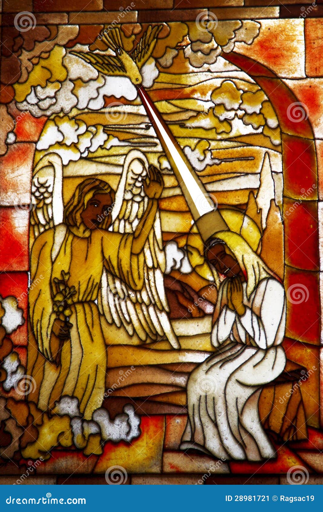 Angel Gabriel stock image. Image of crafted, colored - 28981721