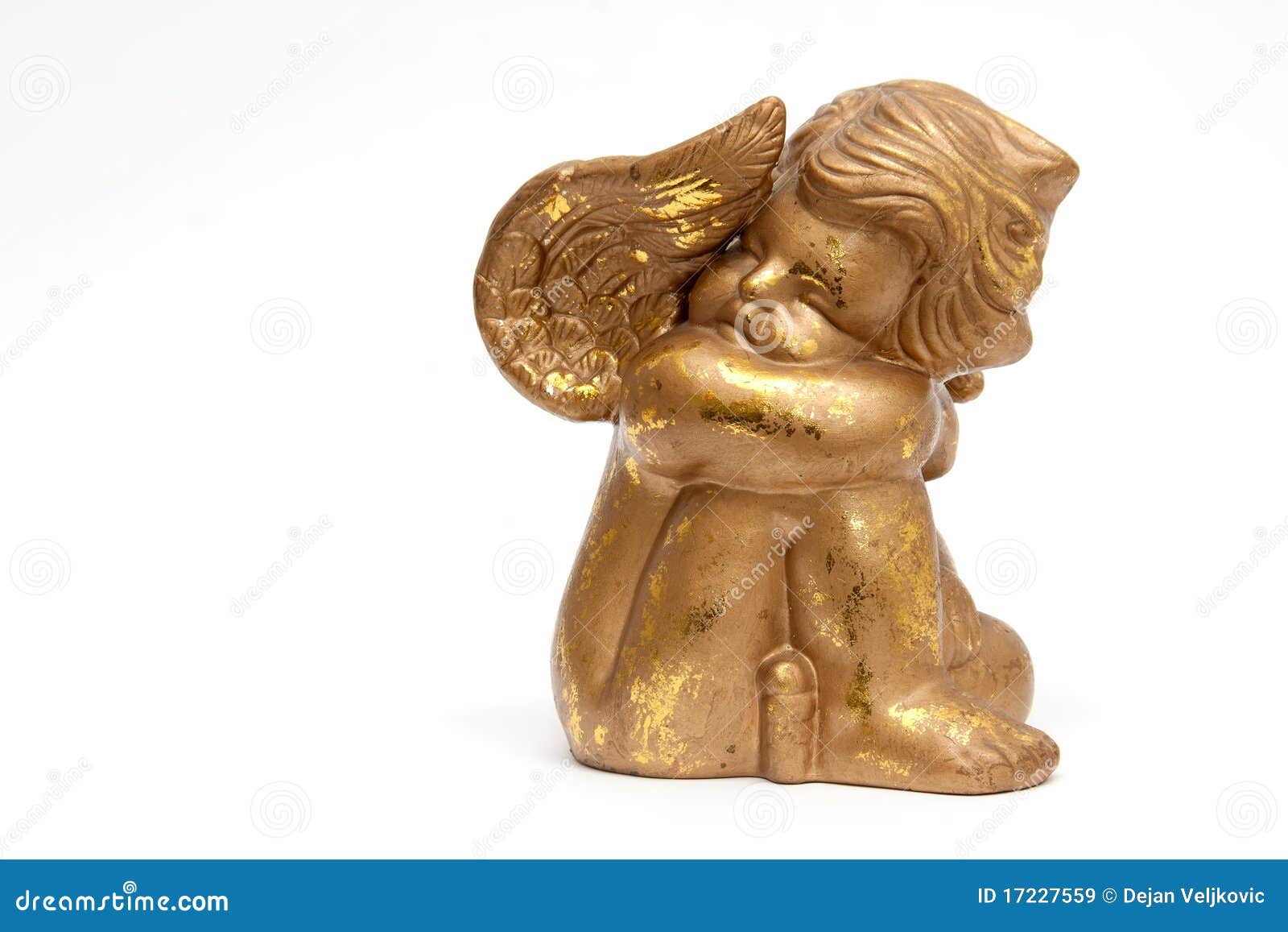 Angel of gold stock image. Image of close, angel, heaven - 17227559