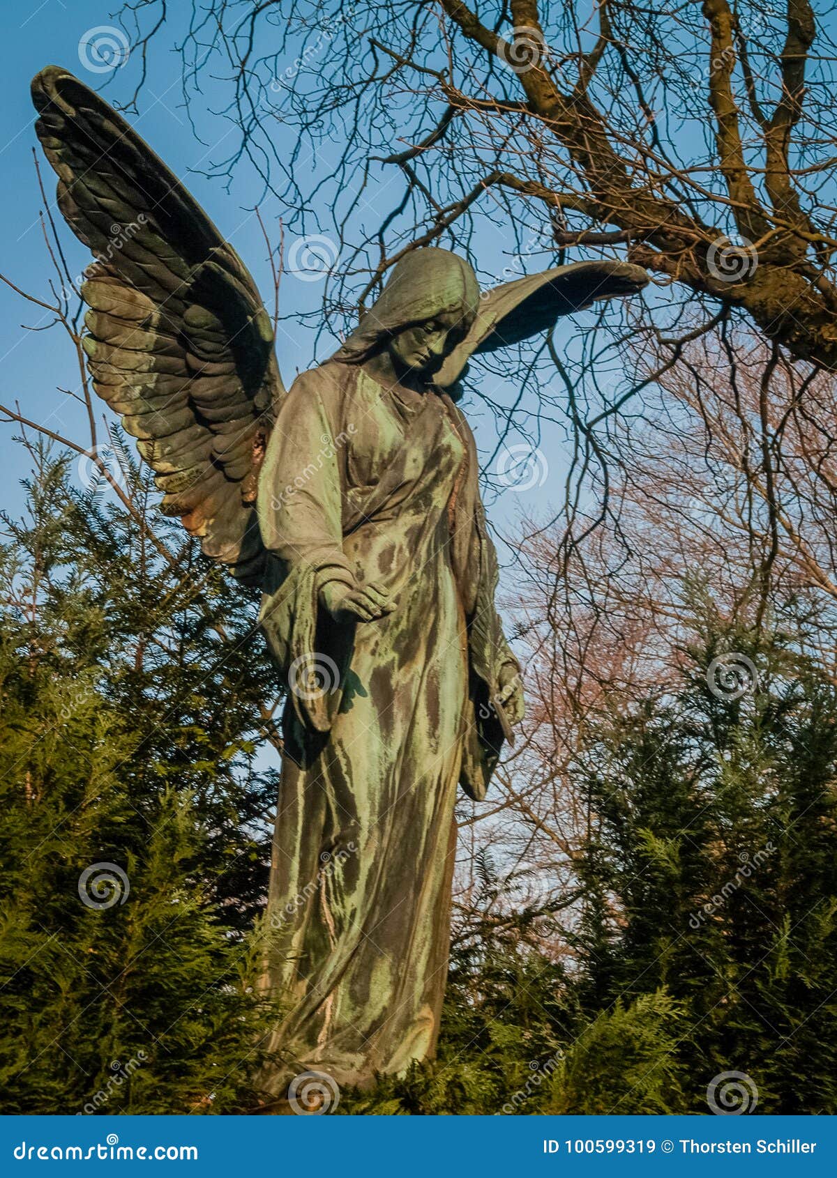 Angel on Graveyard stock image. Image of architecture - 100599319