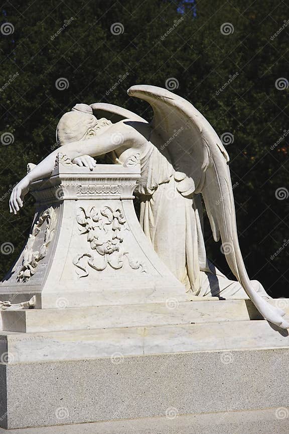 Angel of Grief stock image. Image of exterior, form, perspective - 2034157