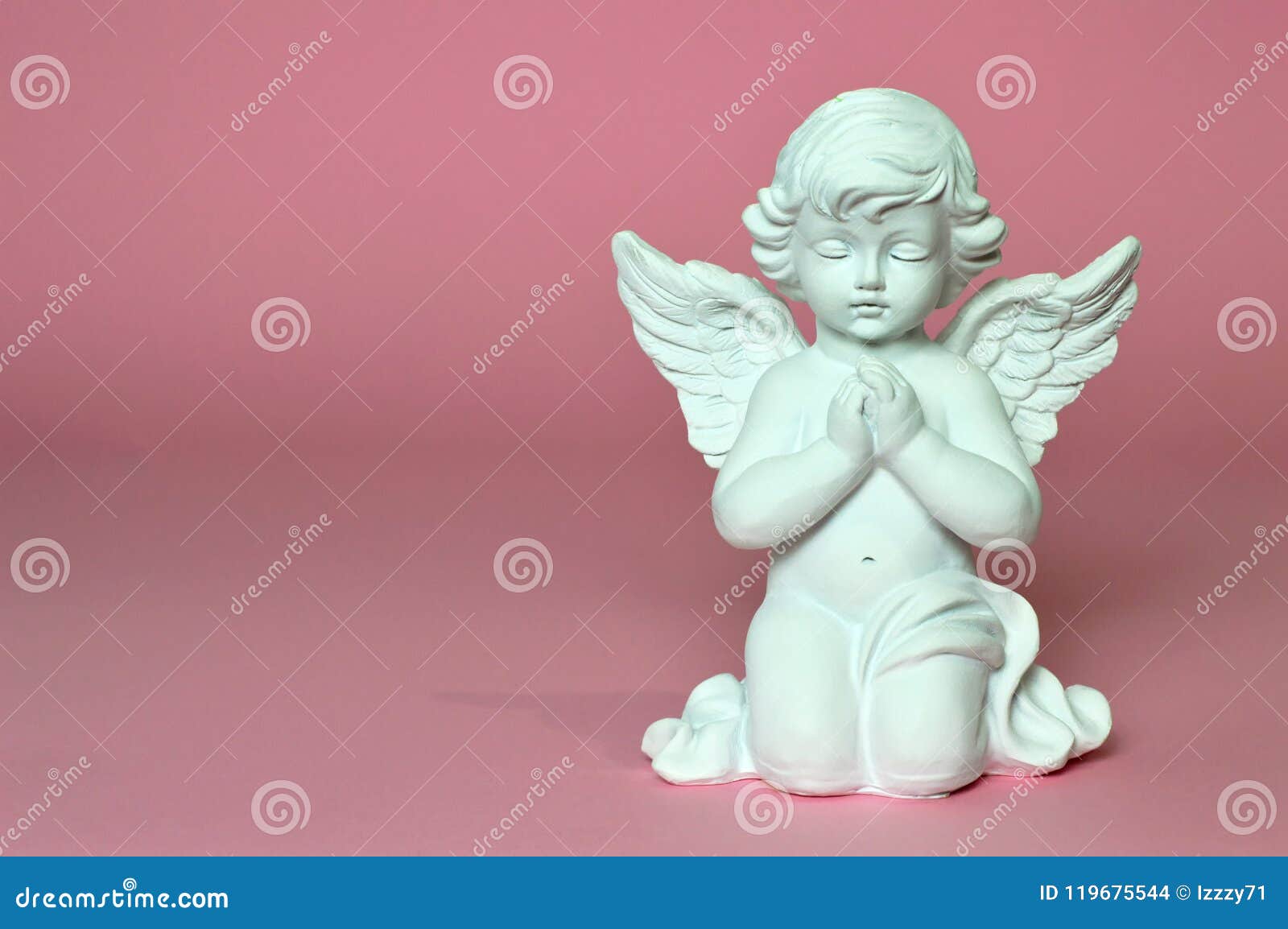 Angel guardian praying stock photo. Image of funeral - 119675544
