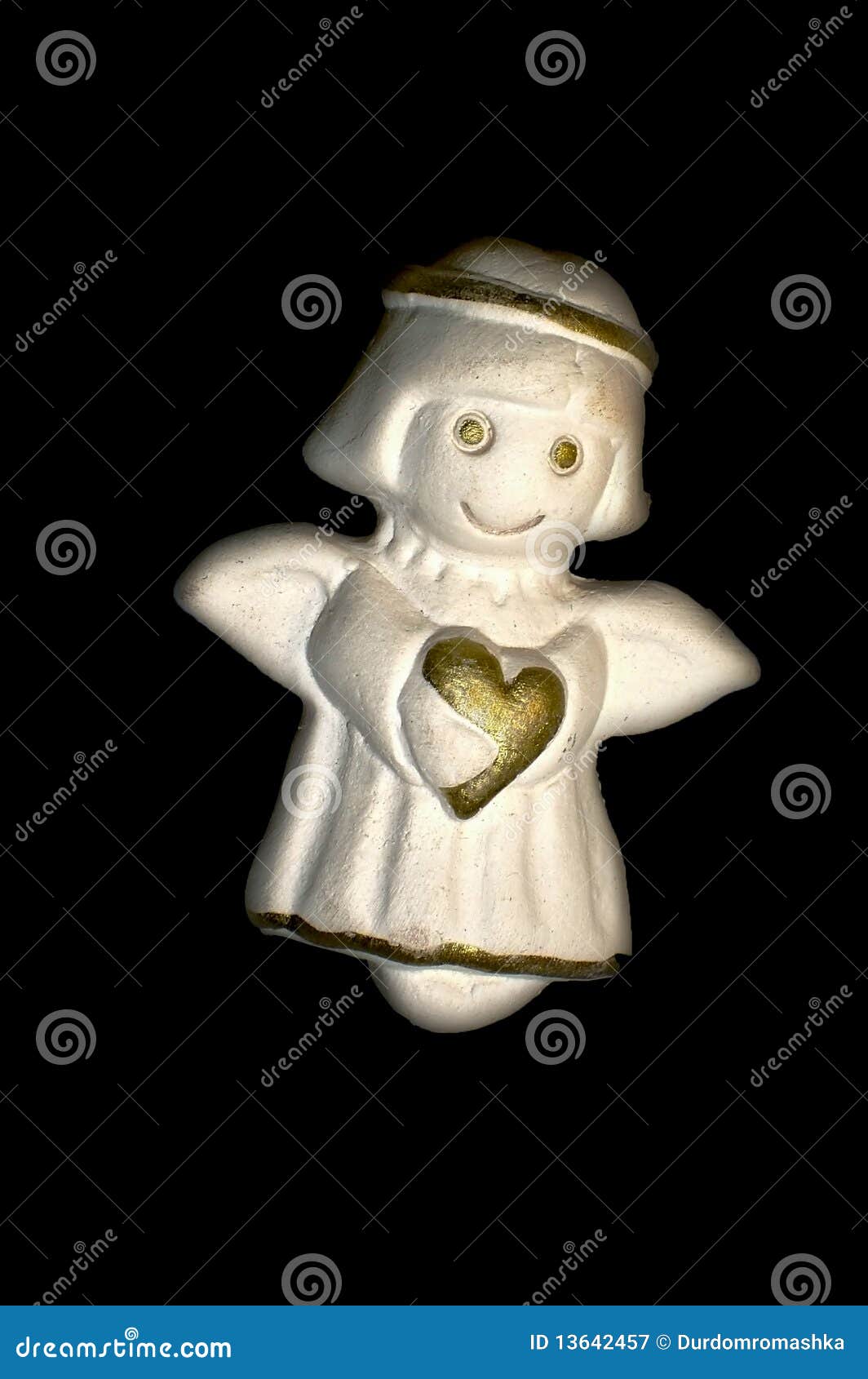 Angel with a heart stock image. Image of couple, sweetheart - 13642457