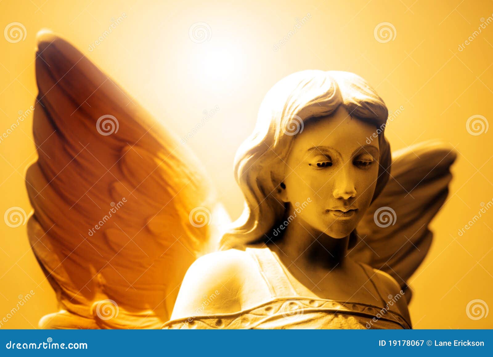 Angel and Heavenly Light stock image. Image of male, background - 19178067