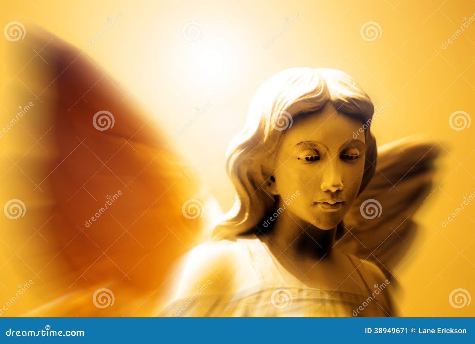Angel and Heavenly Light stock image. Image of love, christian - 38949671