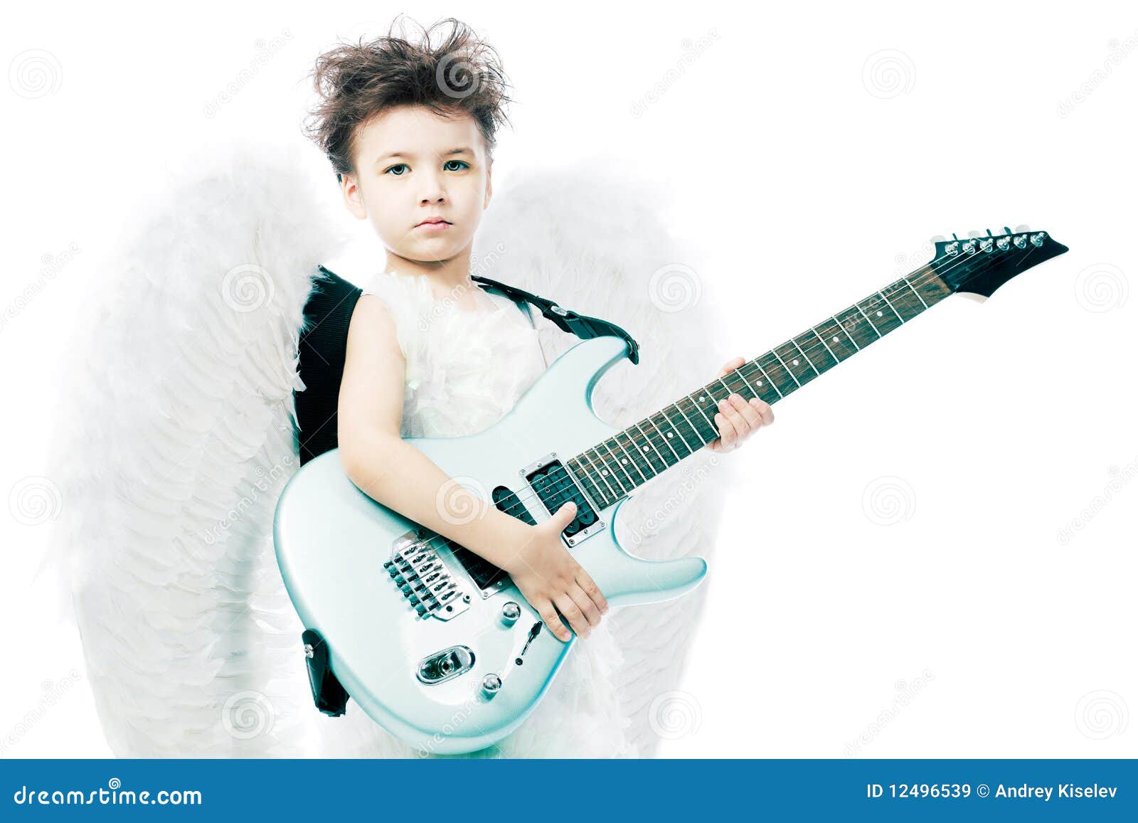 Angel Playing Guitar