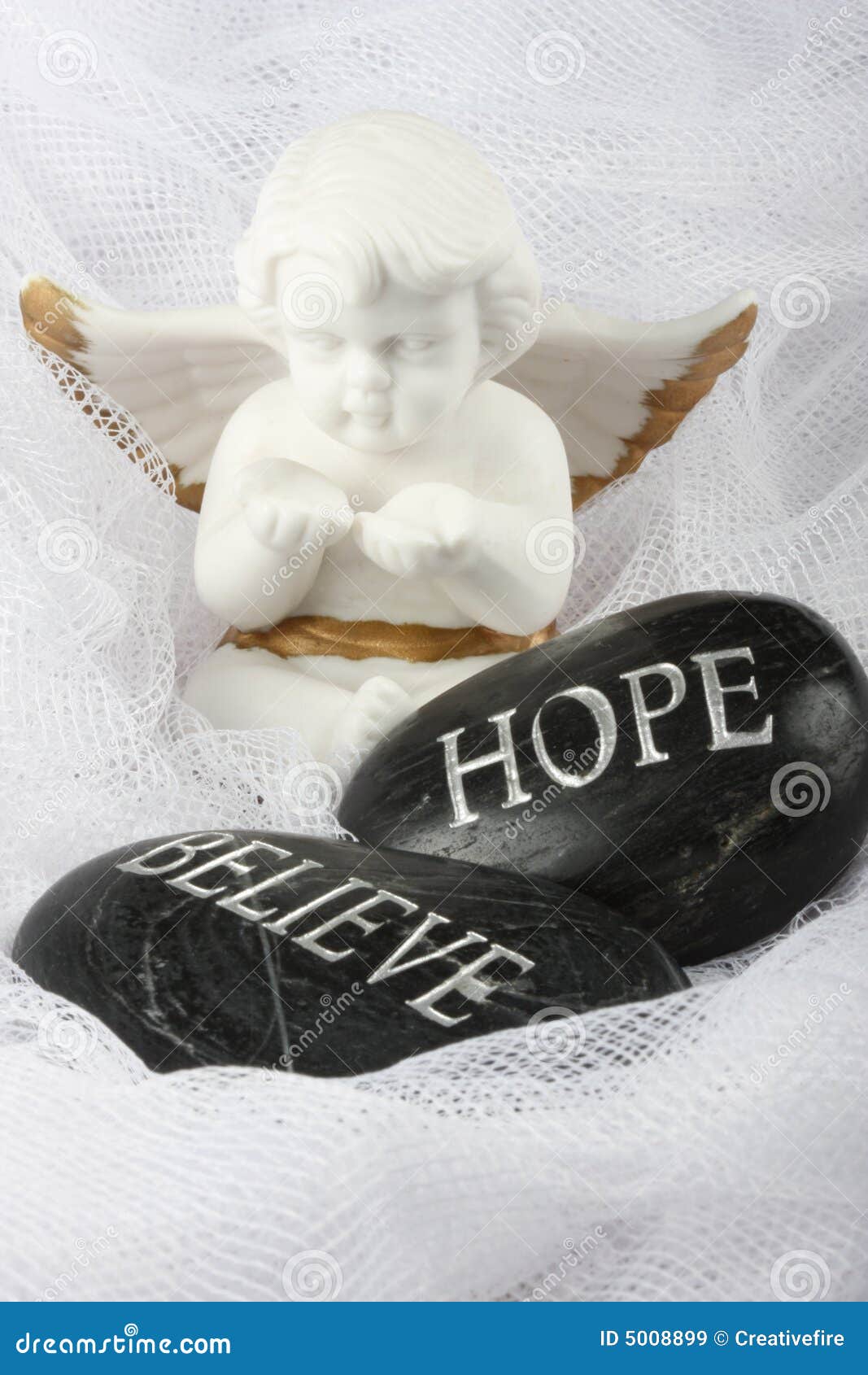 Angel - Hope and Believe stock image. Image of fragile - 5008899