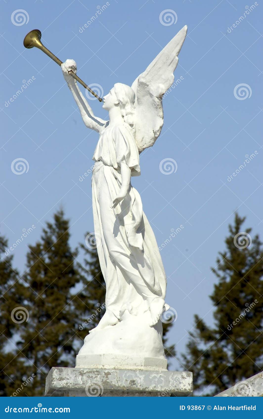 Angel and Horn stock image. Image of ukrainian, christ, grotto - 93867