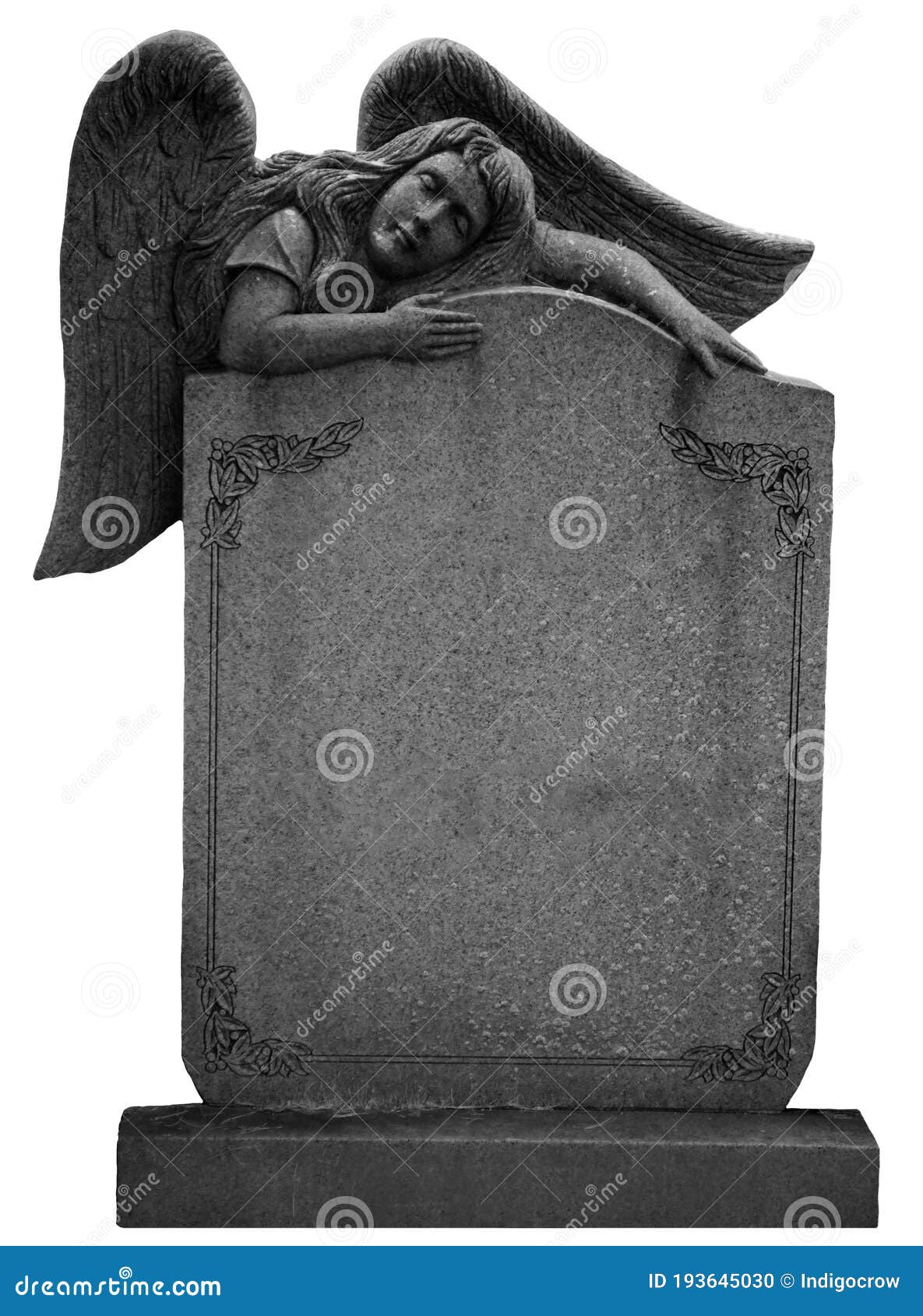 Angel Hugging Headstone stock photo. Image of macabre - 193645030