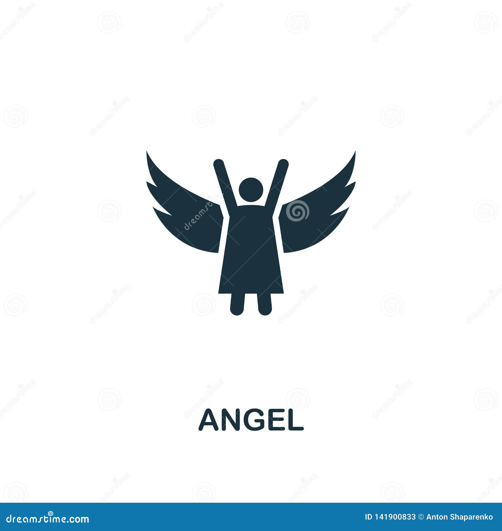 Angel Icon. Creative Element Design from Easter Icons Collection Stock ...