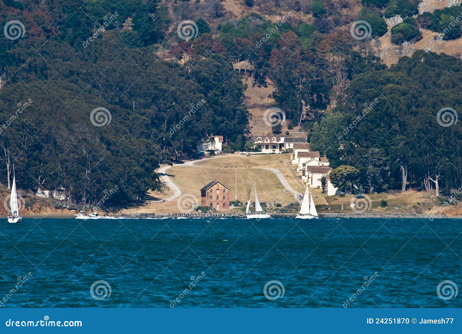 Angel Island stock photo. Image of national, historic - 24251870