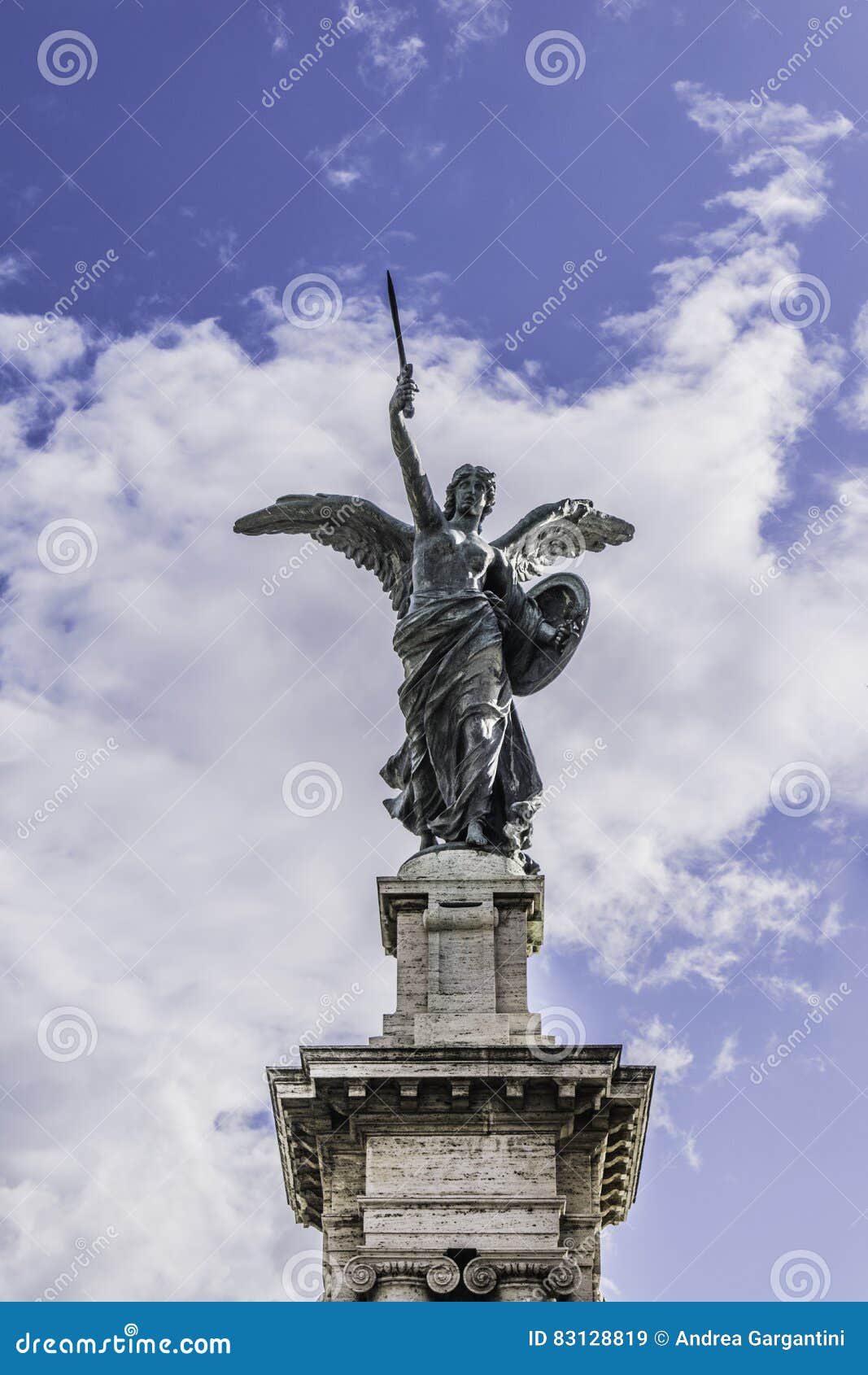 Angel of Justice stock image. Image of winged, sword - 83128819