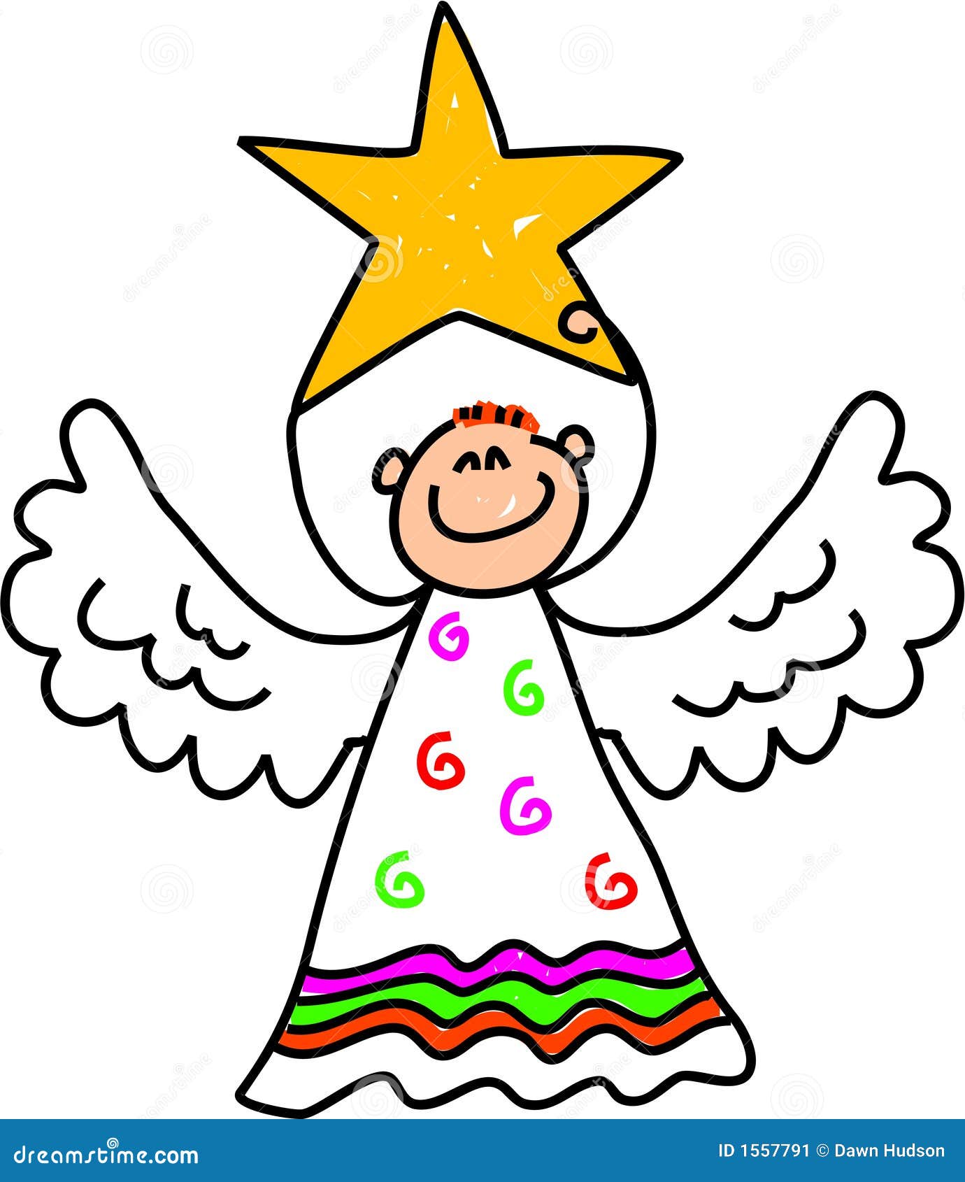 Angel kid stock illustration. Illustration of isolated - 1557791