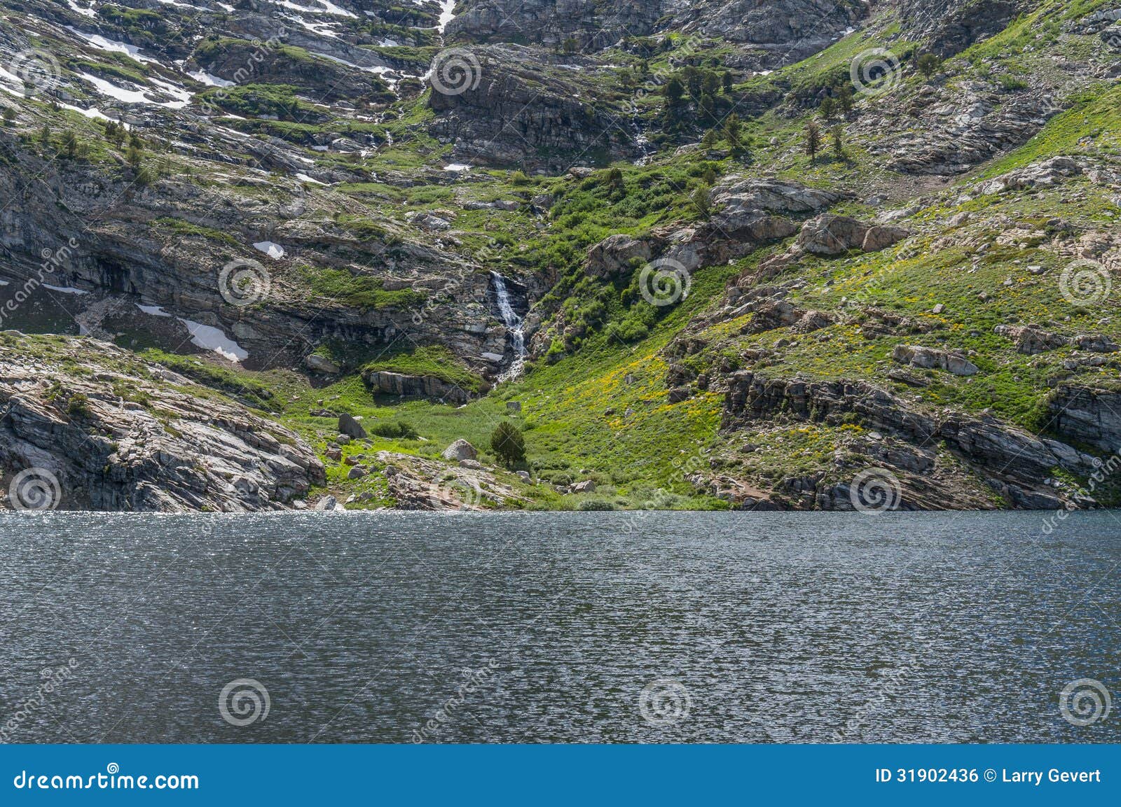 Angel Lake in Eastern Nevada Stock Photo - Image of natural, lake: 31902436