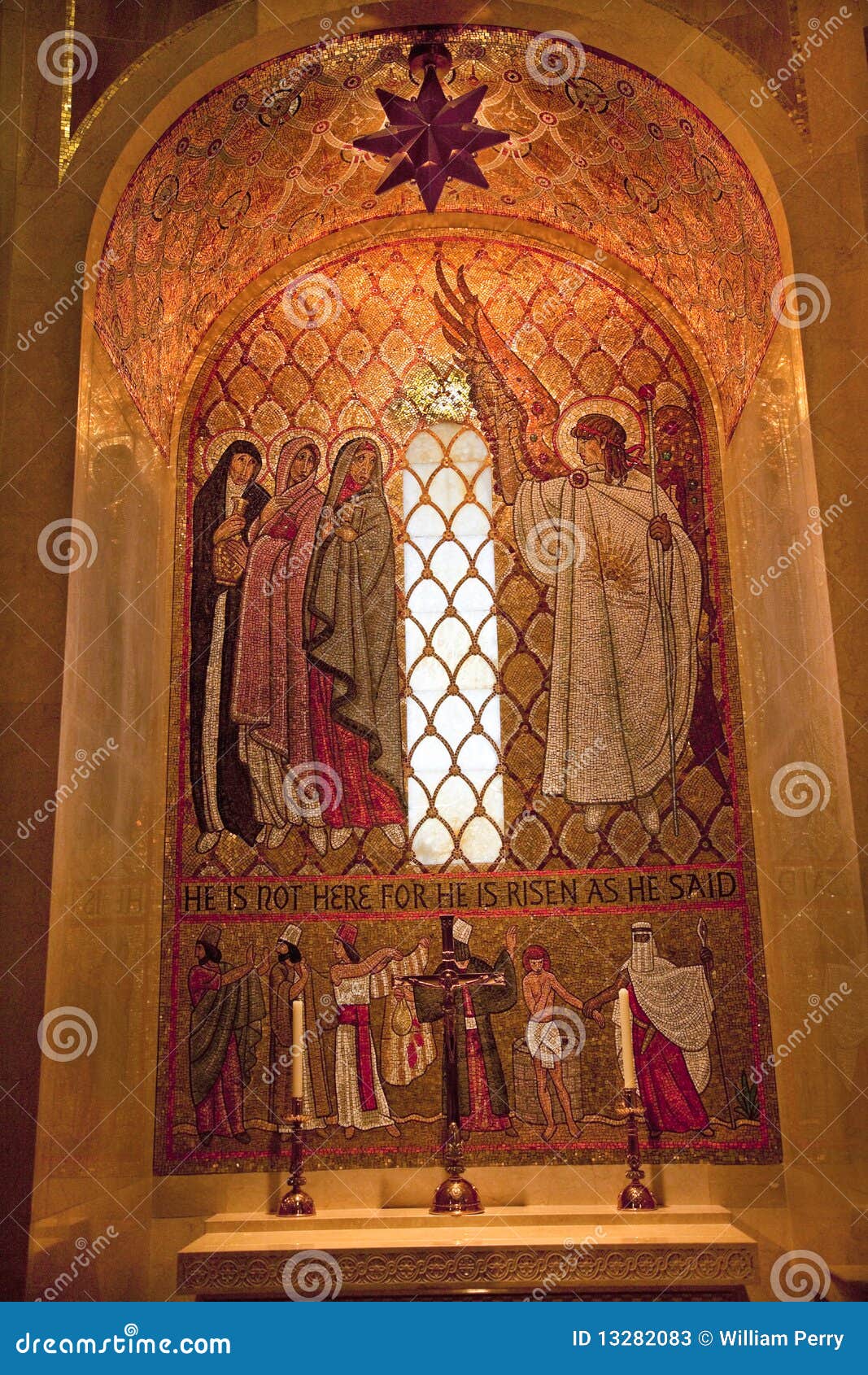 Angel Mosaic Shrine Immaculate Conception Editorial Stock Photo - Image ...