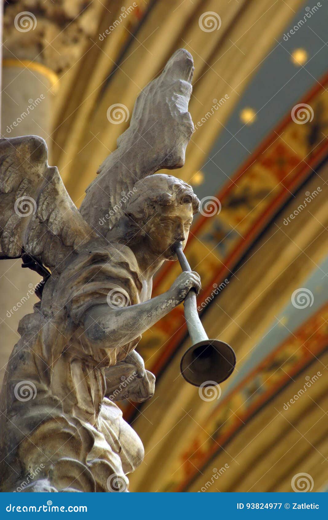 Angel Musician stock image. Image of christian, baroque - 93824977