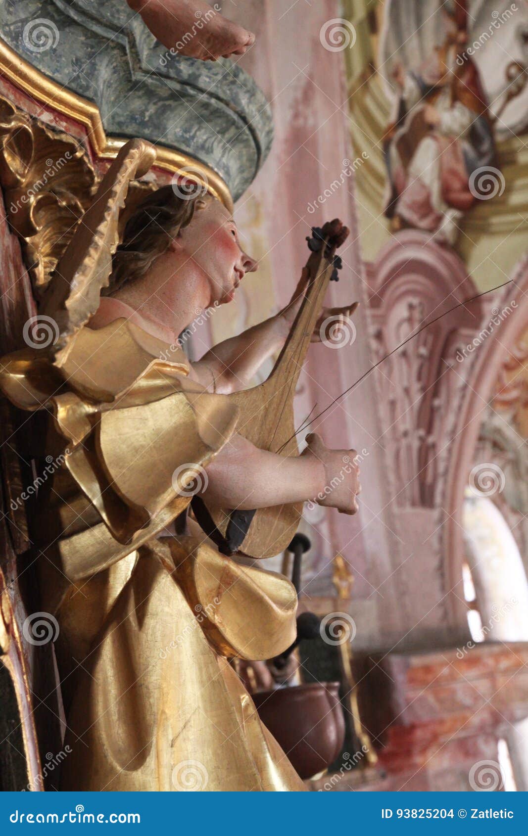 Angel Musician stock photo. Image of color, belief, ancient - 93825204