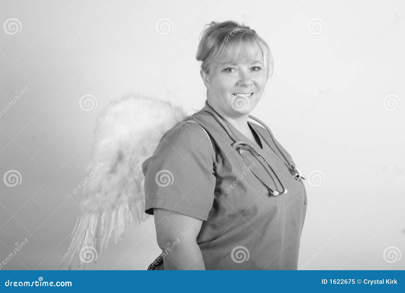 Angel nurse stock image. Image of lady, care, worker, compassion - 1622675