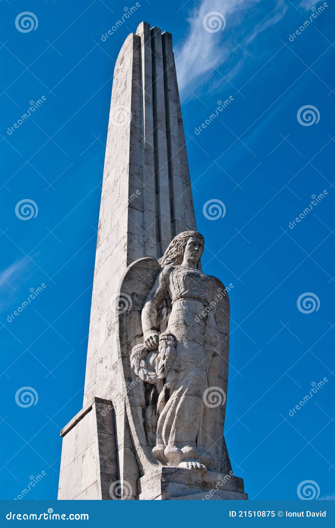 Angel on the Obelisk in Alba Iulia Stock Image - Image of europe ...