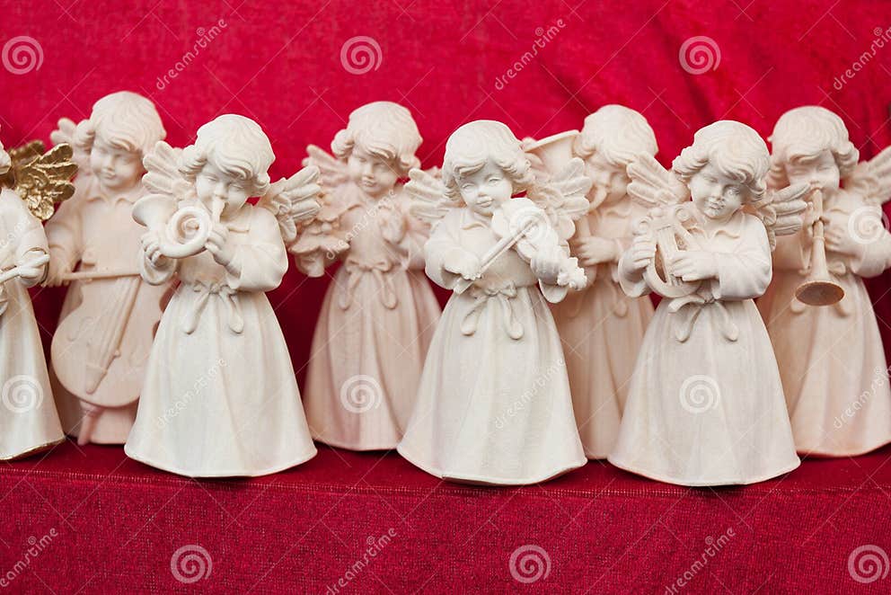 Angel orchestra stock image. Image of orchestra, statuette - 21004513