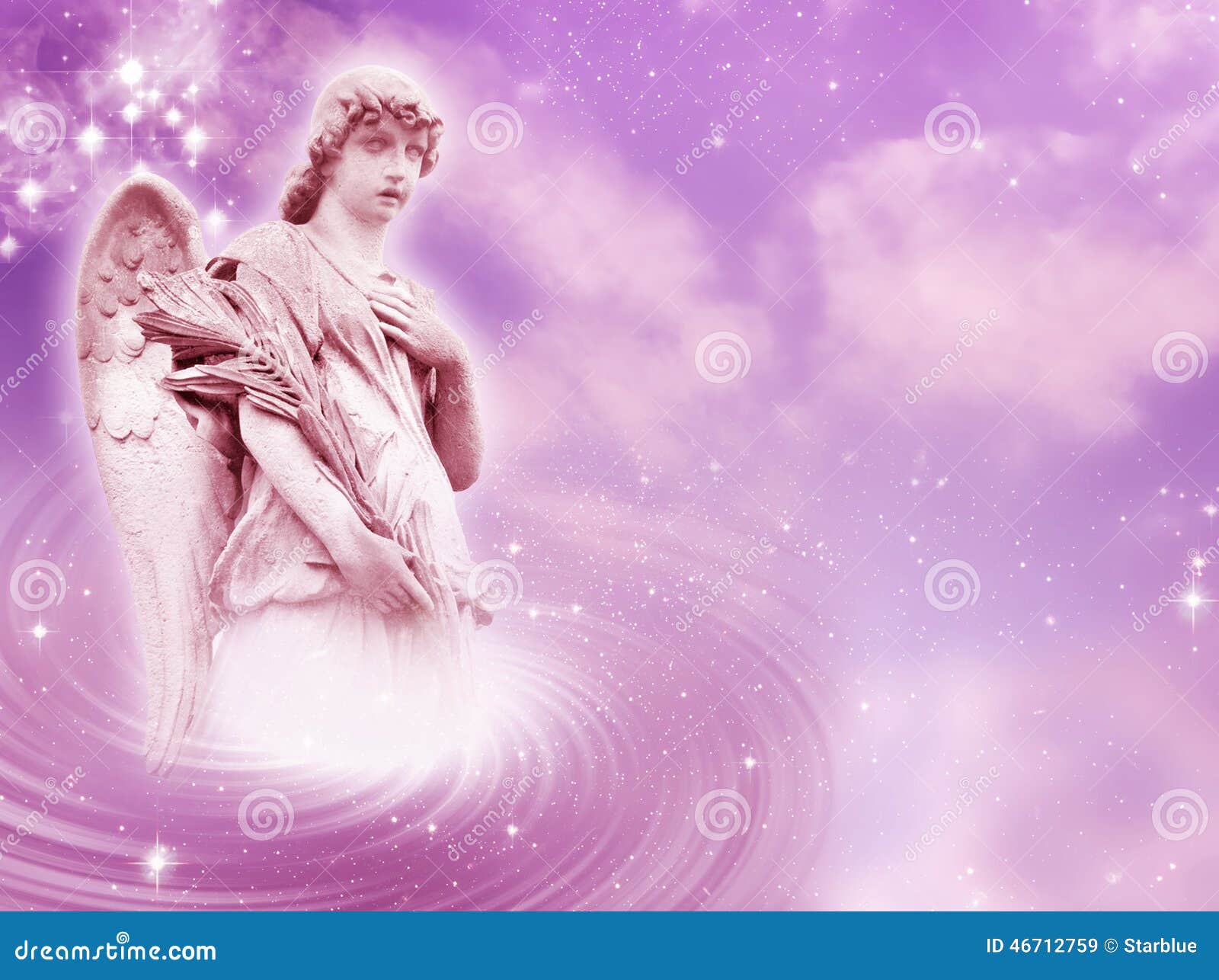 Angel of peace stock image. Image of archangel, light - 46712759