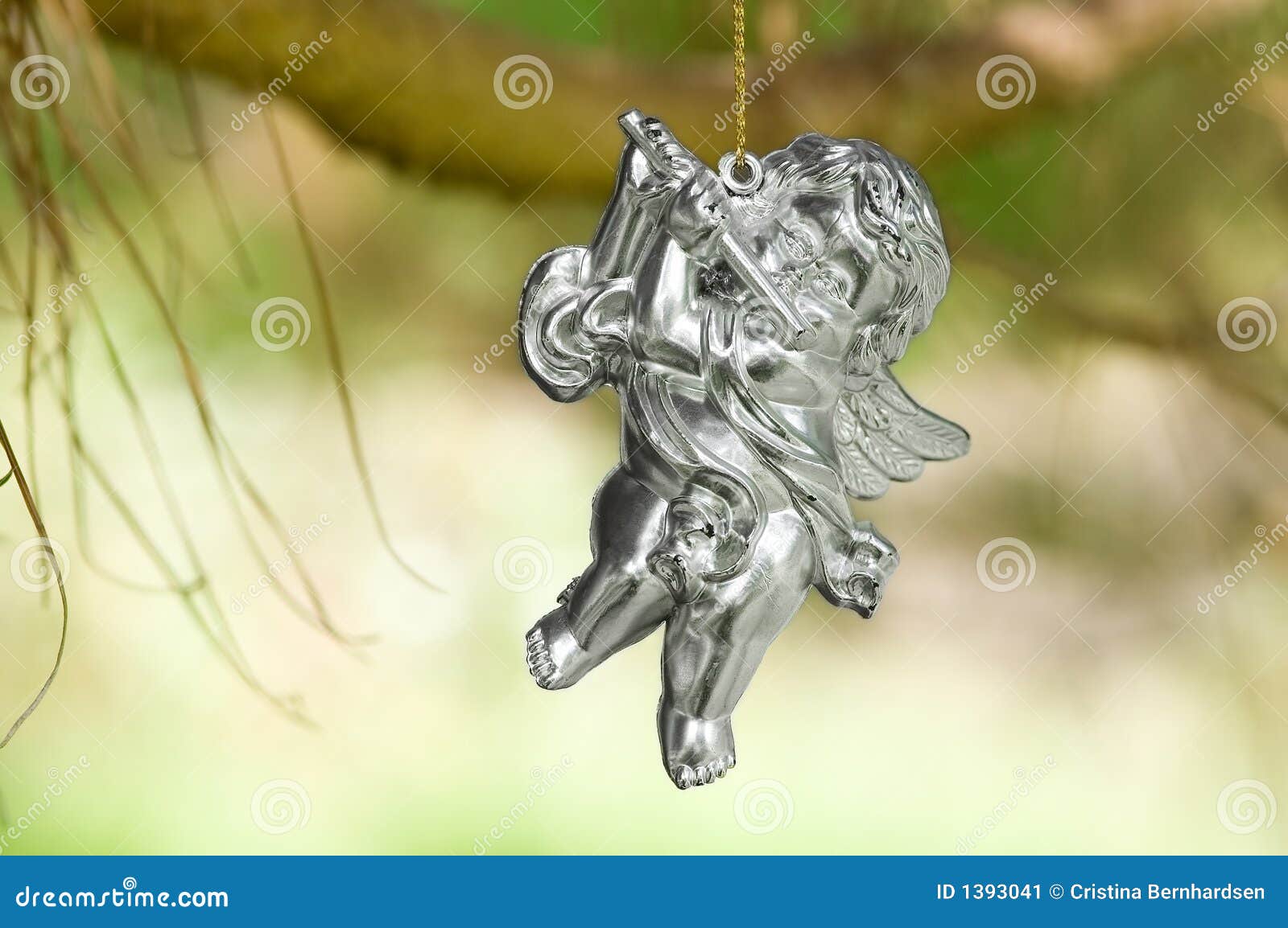 Angel play stock image. Image of angel, december, flora - 1393041