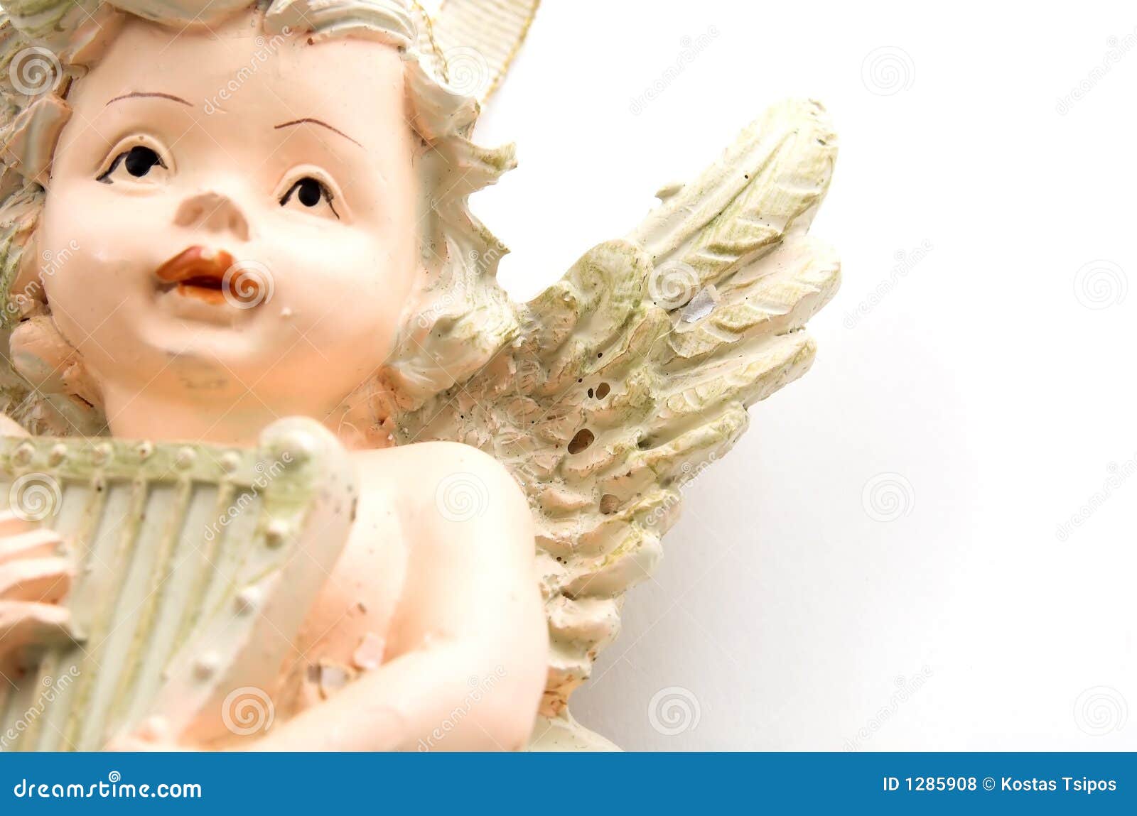 Angel play music stock photo. Image of branch, ornament - 1285908