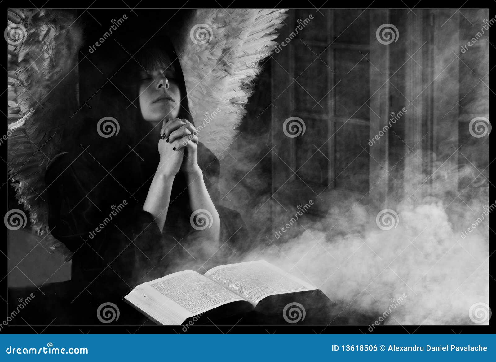 Angel praying stock photo. Image of gold, lips, portrait - 13618506