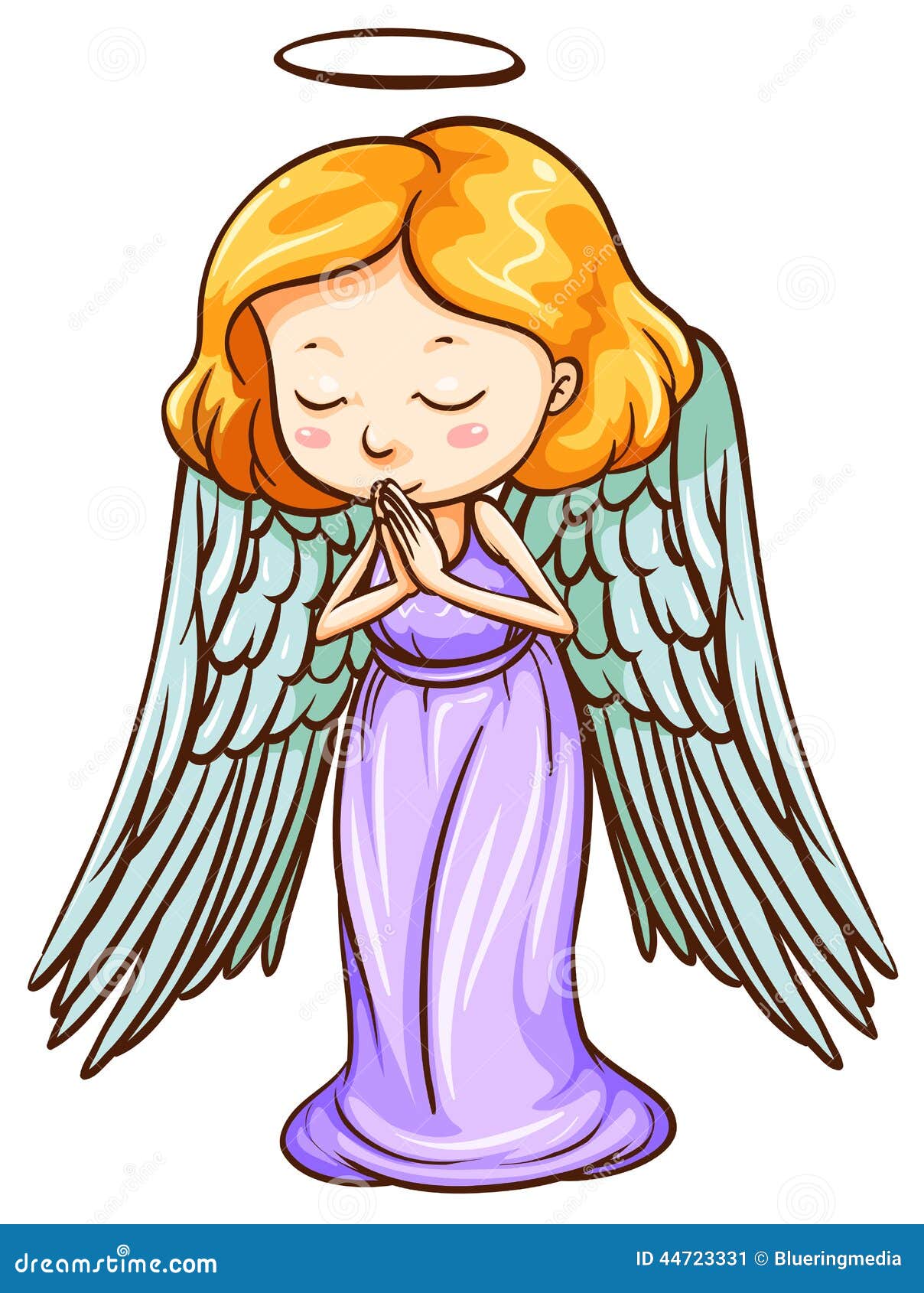 Angel Praying Logo Vector Image | CartoonDealer.com #175853844