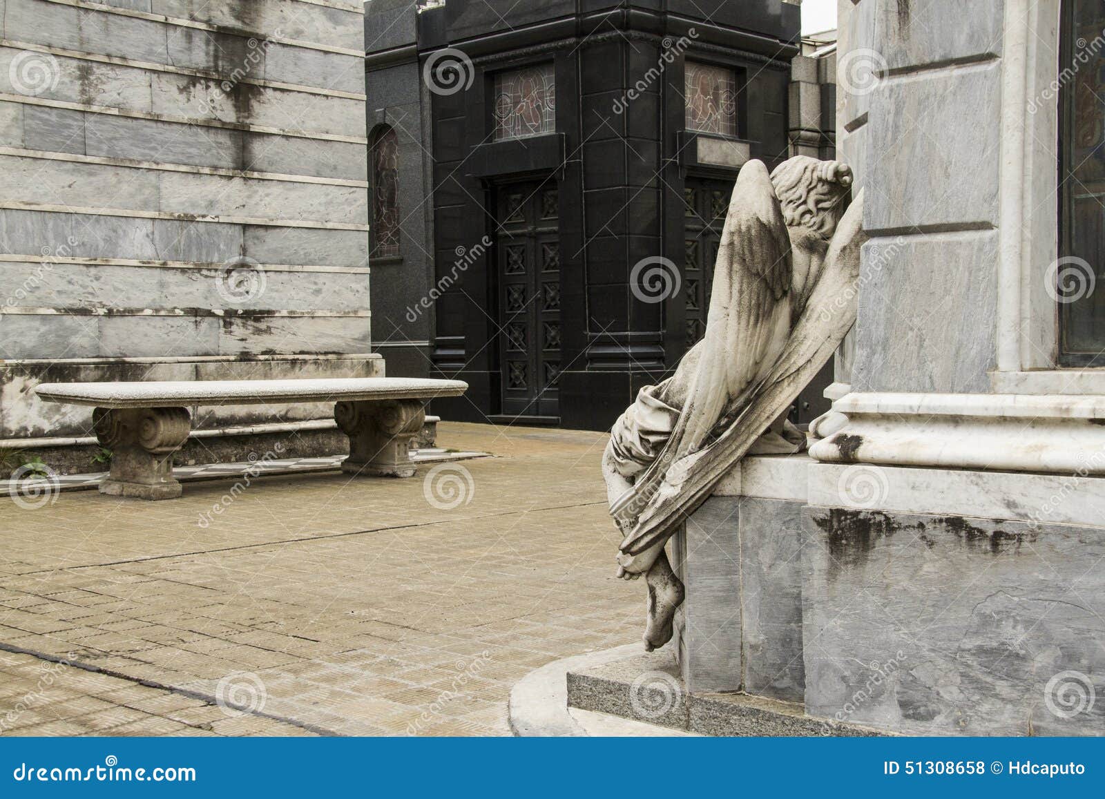 Angel resting stock photo. Image of mortality, antique - 51308658