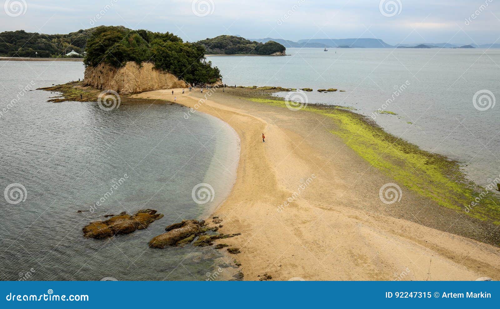 Shodoshima Island Seaside Village At Olive Park In Kagawa, Japan Stock ...