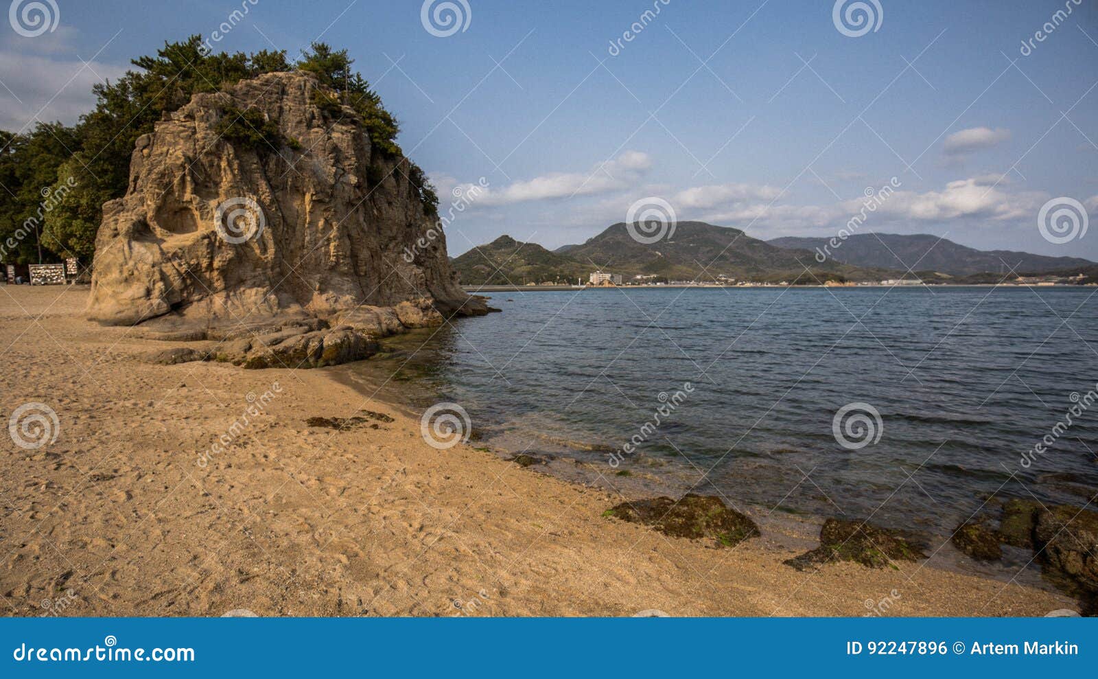 Shodoshima Island Seaside Village At Olive Park In Kagawa, Japan Stock ...