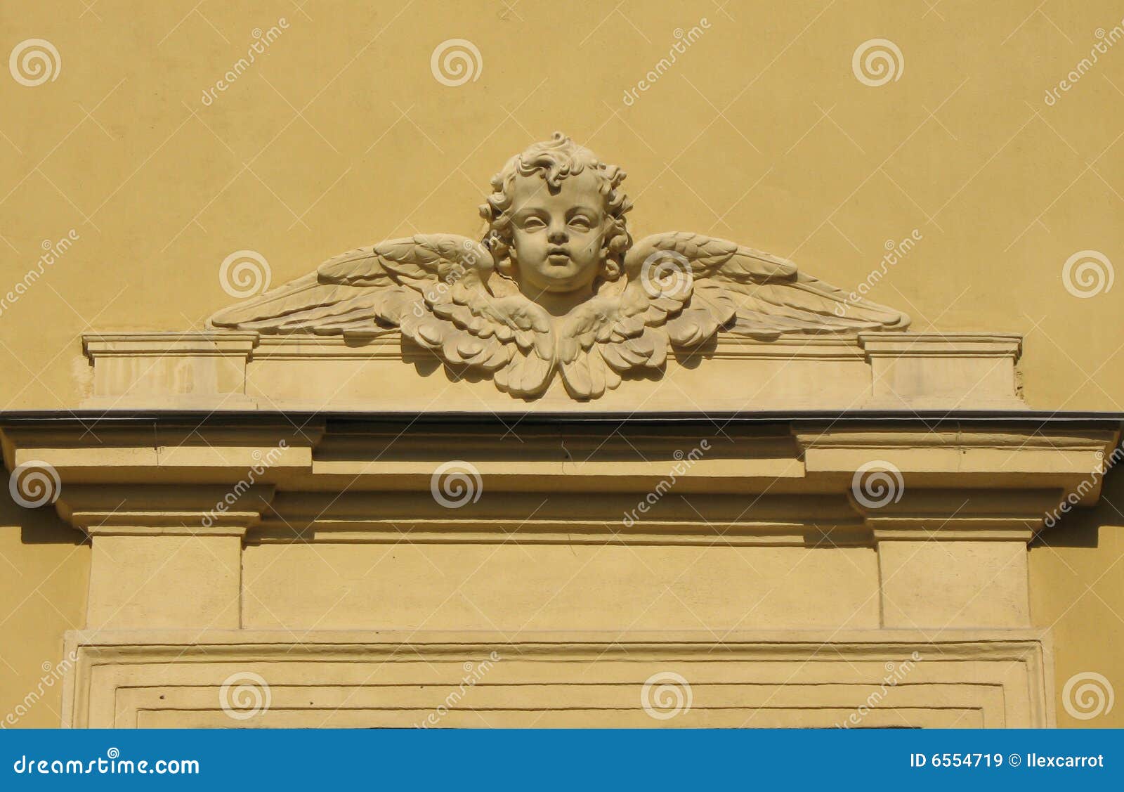 An angel's head stock image. Image of saint, petersburg - 6554719