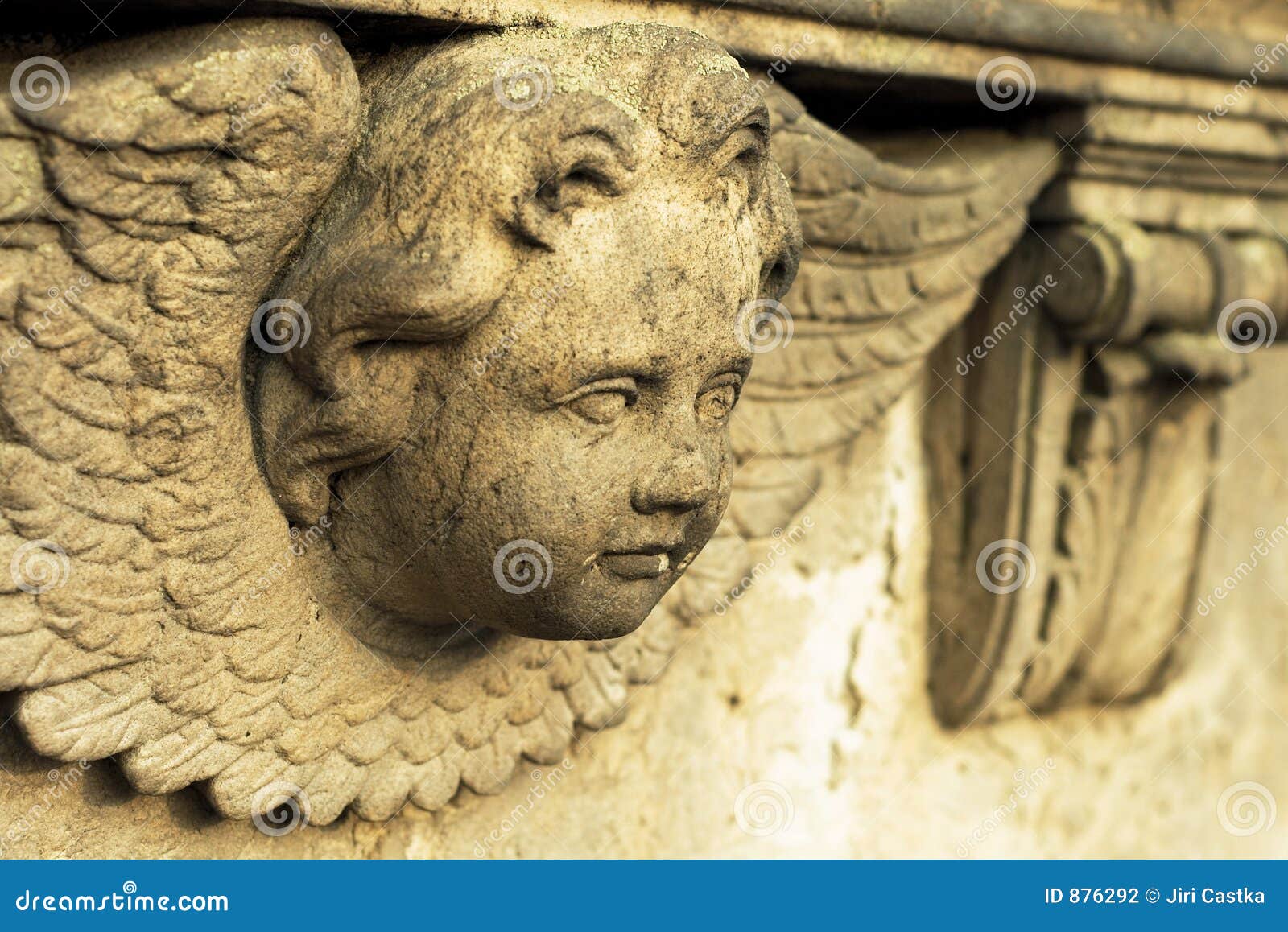 AngelÂ´s head stock photo. Image of sculpture, faith, face - 876292