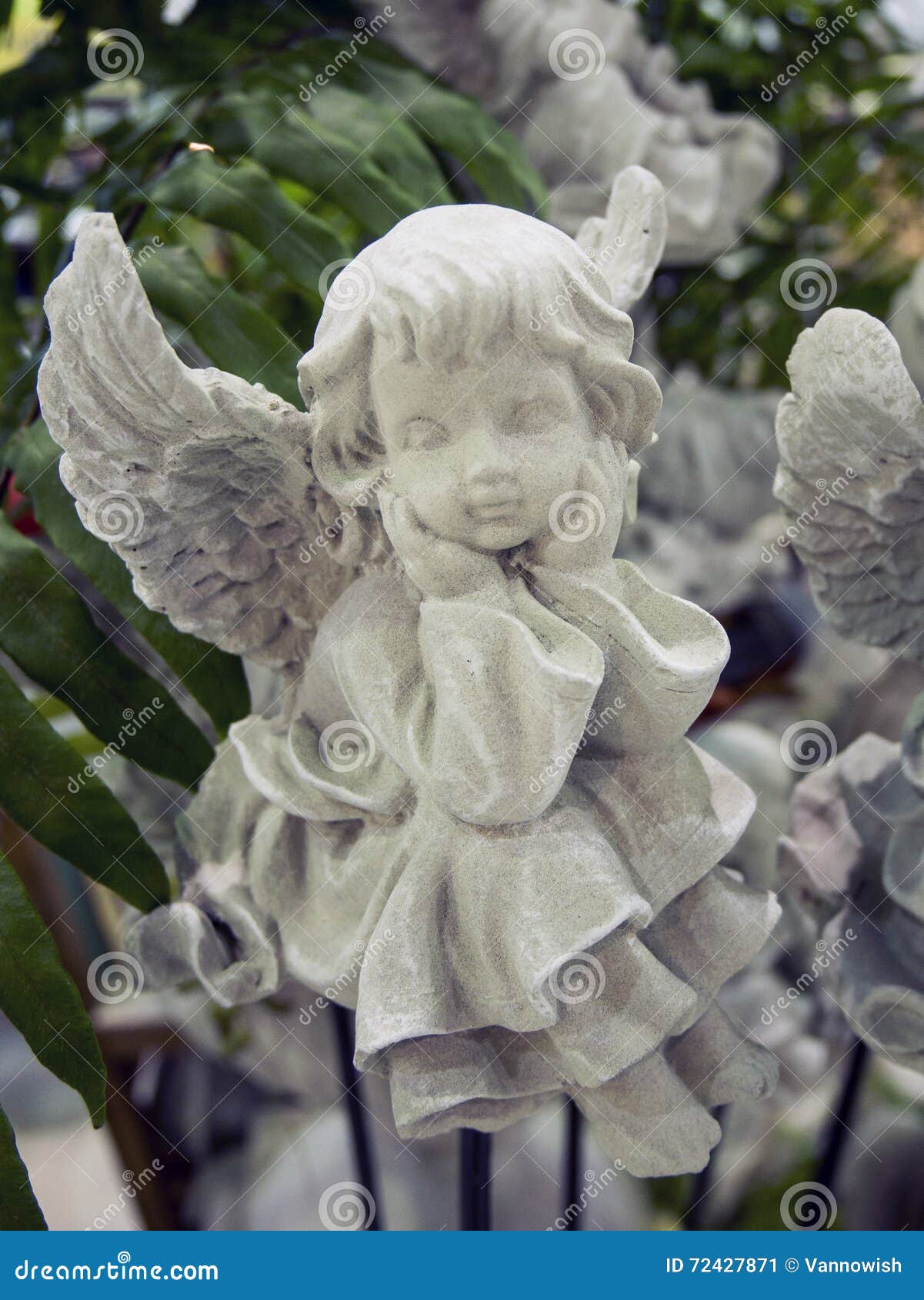 Angel Sculpture imagem de stock. Imagem de colheita, retrato - 72427871