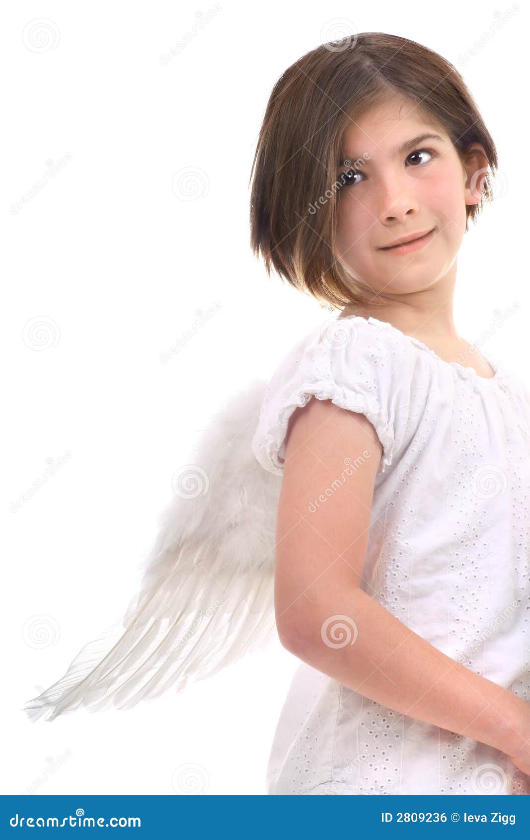 Angel from the side stock photo. Image of portrait, wings - 2809236