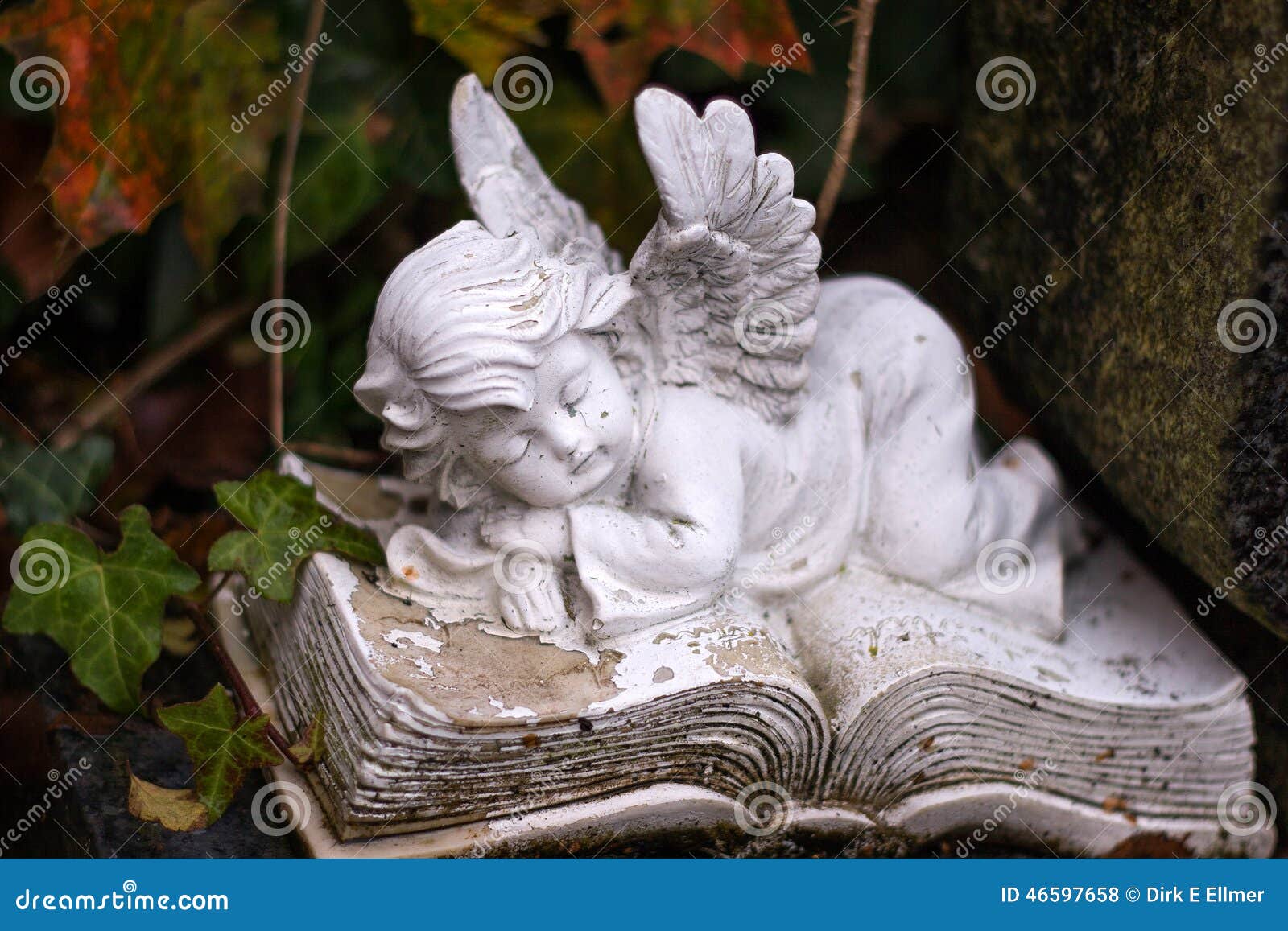 Angel sleeping - dreaming stock photo. Image of glean - 46597658