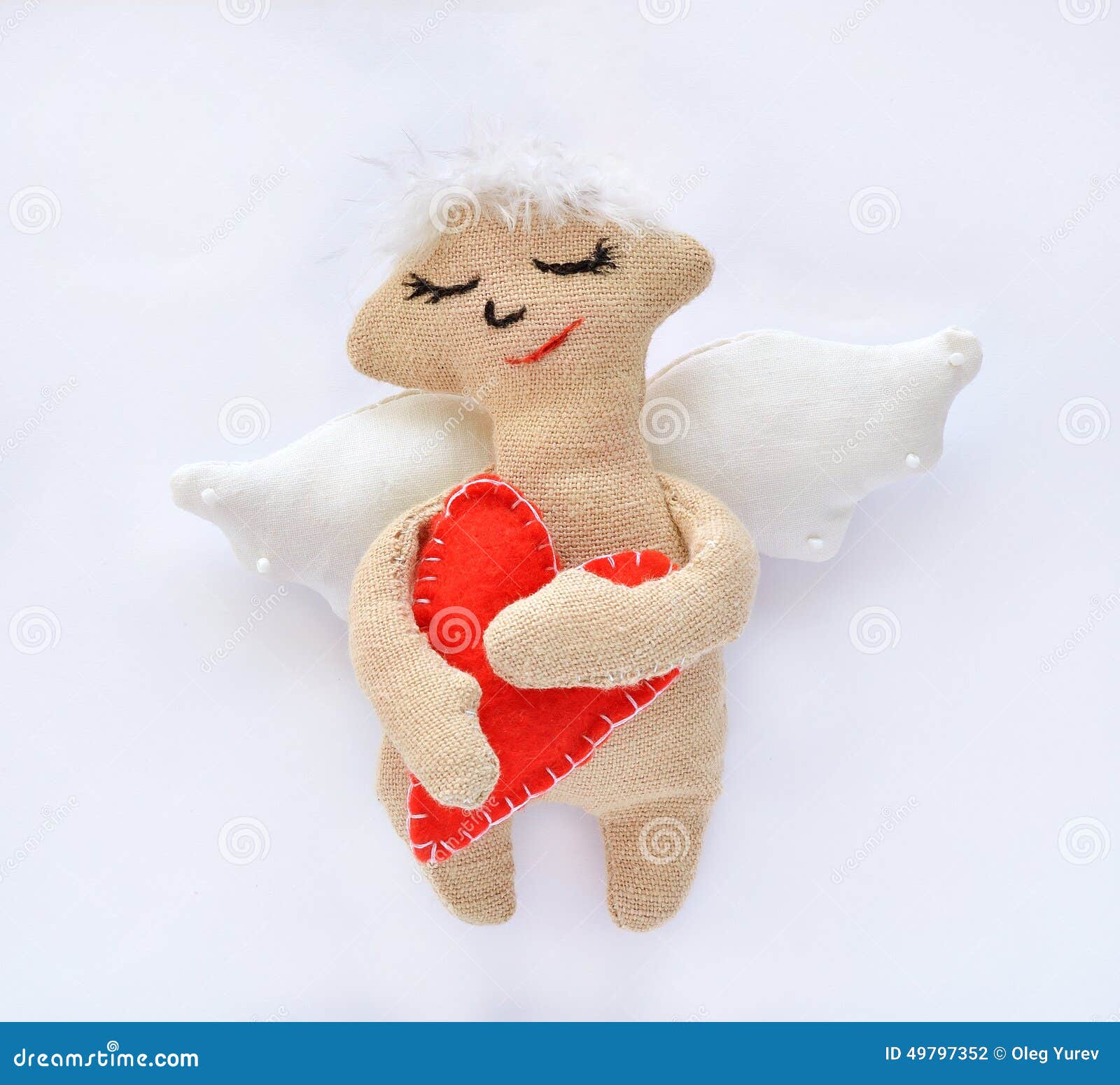 An angel is a soft toy stock photo. Image of doll, cotton - 49797352