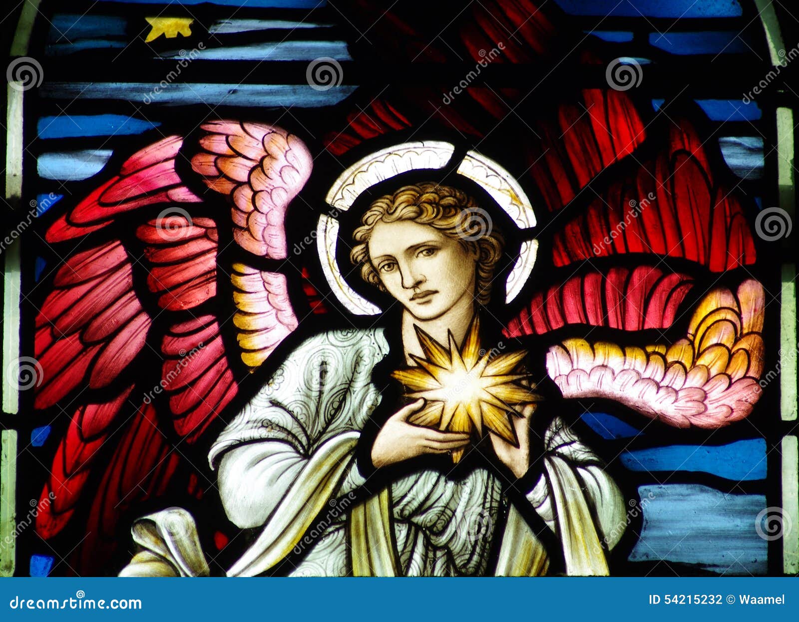 An Angel with the Star of Bethlehem Stock Photo - Image of angel, star ...