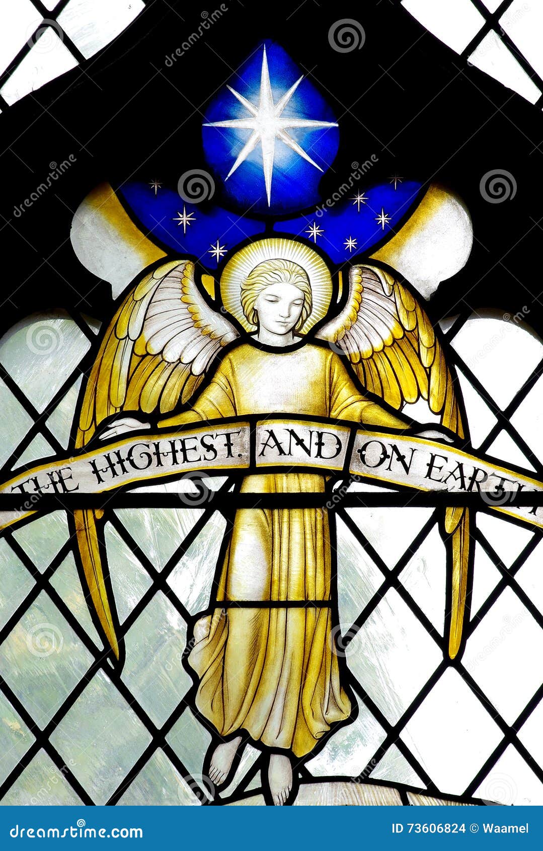 Angel In Stained Glass Stock Photography | CartoonDealer.com #364406
