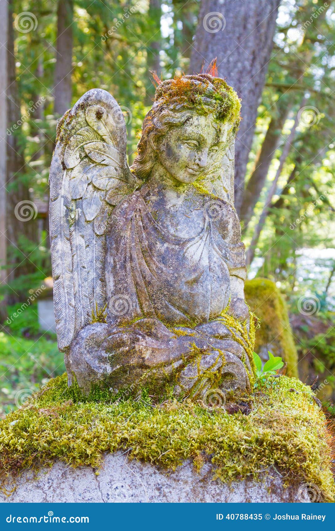 Angel Statue in Graveyard stock image. Image of person - 40788435